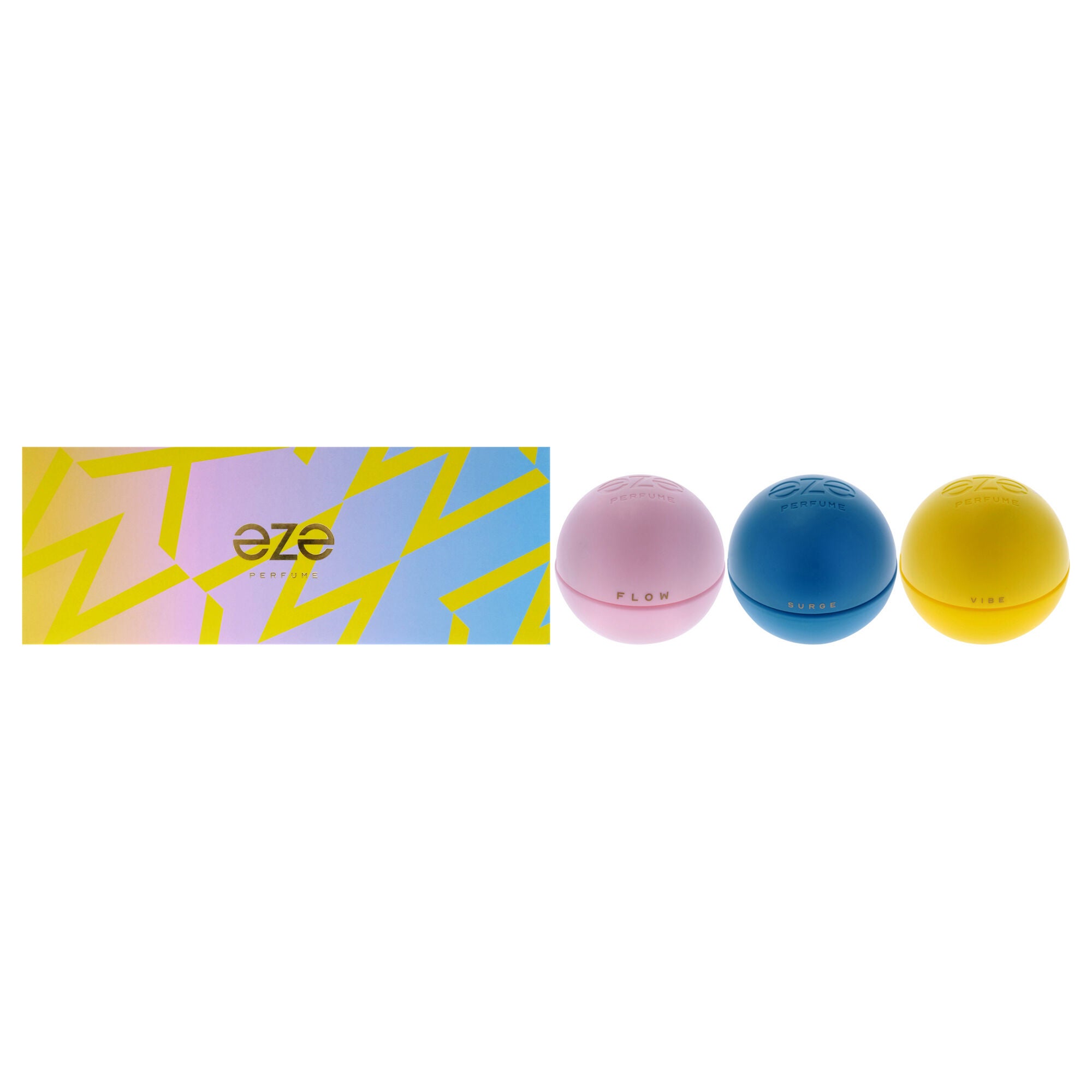Eze by Eze for Unisex - 3 Pc Gift Set 1oz Surge EDP Spray, 1oz Flow EDP ...