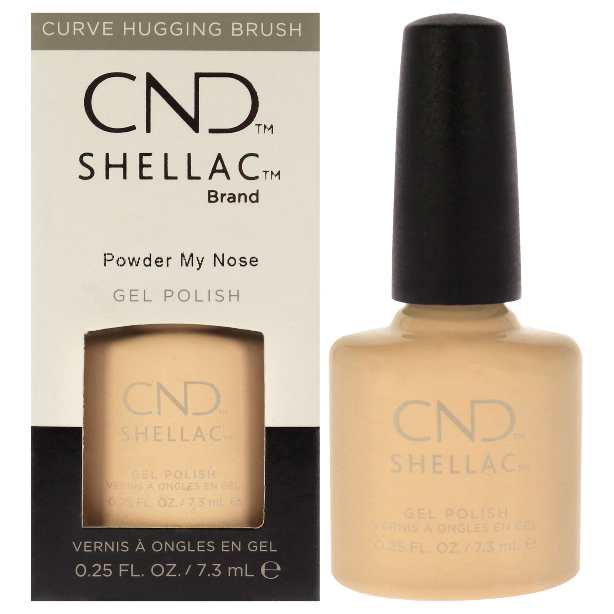 Shellac Nail Color - Powder My Nose by CND for Women - 0.25 oz Nail ...