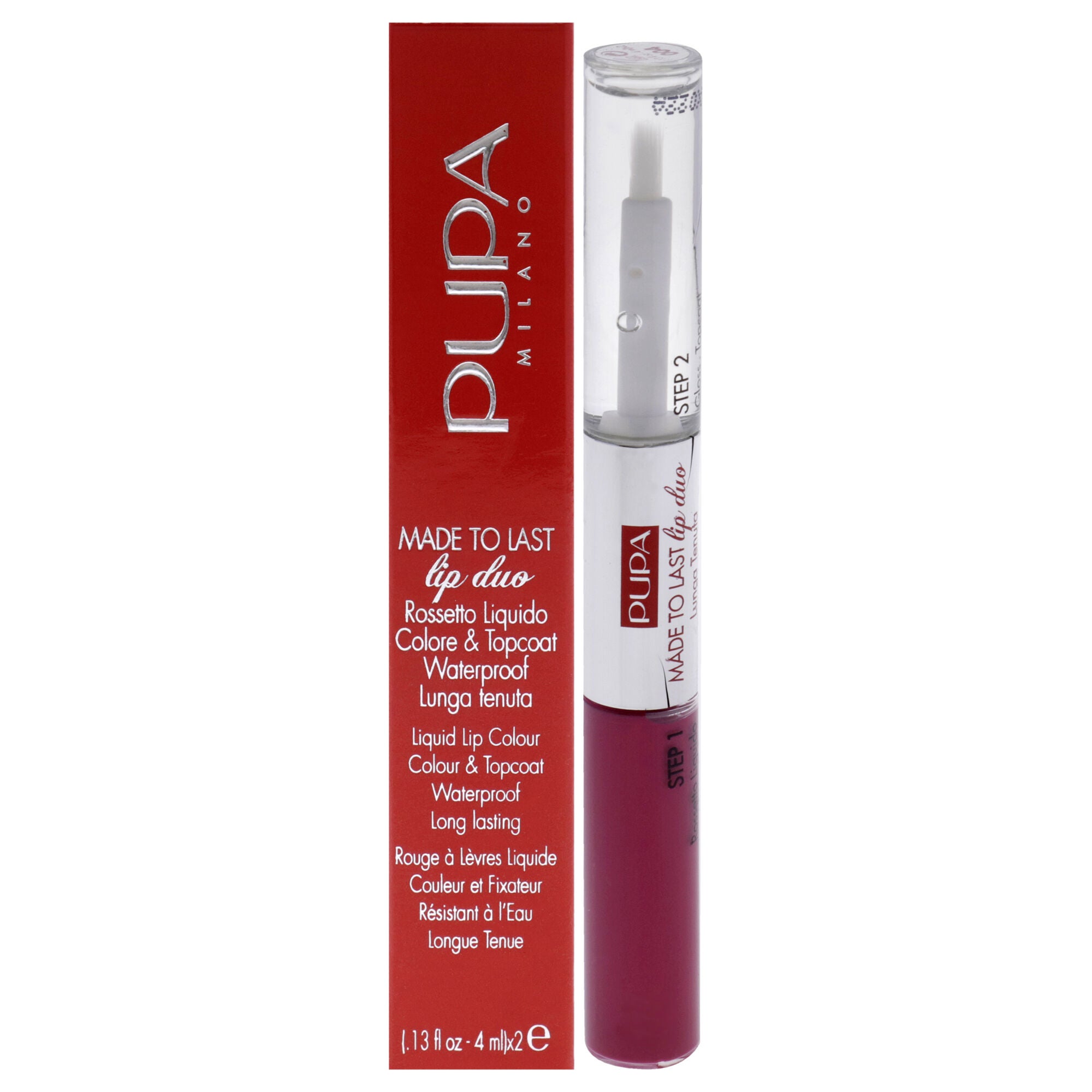 Made To Last Lip Duo - 004 Geranium Fuchsia by Pupa Milano for Women ...