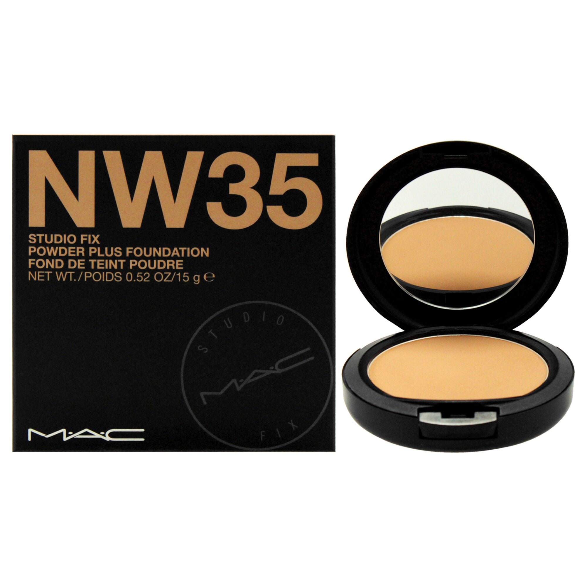 Studio Fix Powder Plus Foundation - NW35 by MAC for Women - 0.52 oz ...