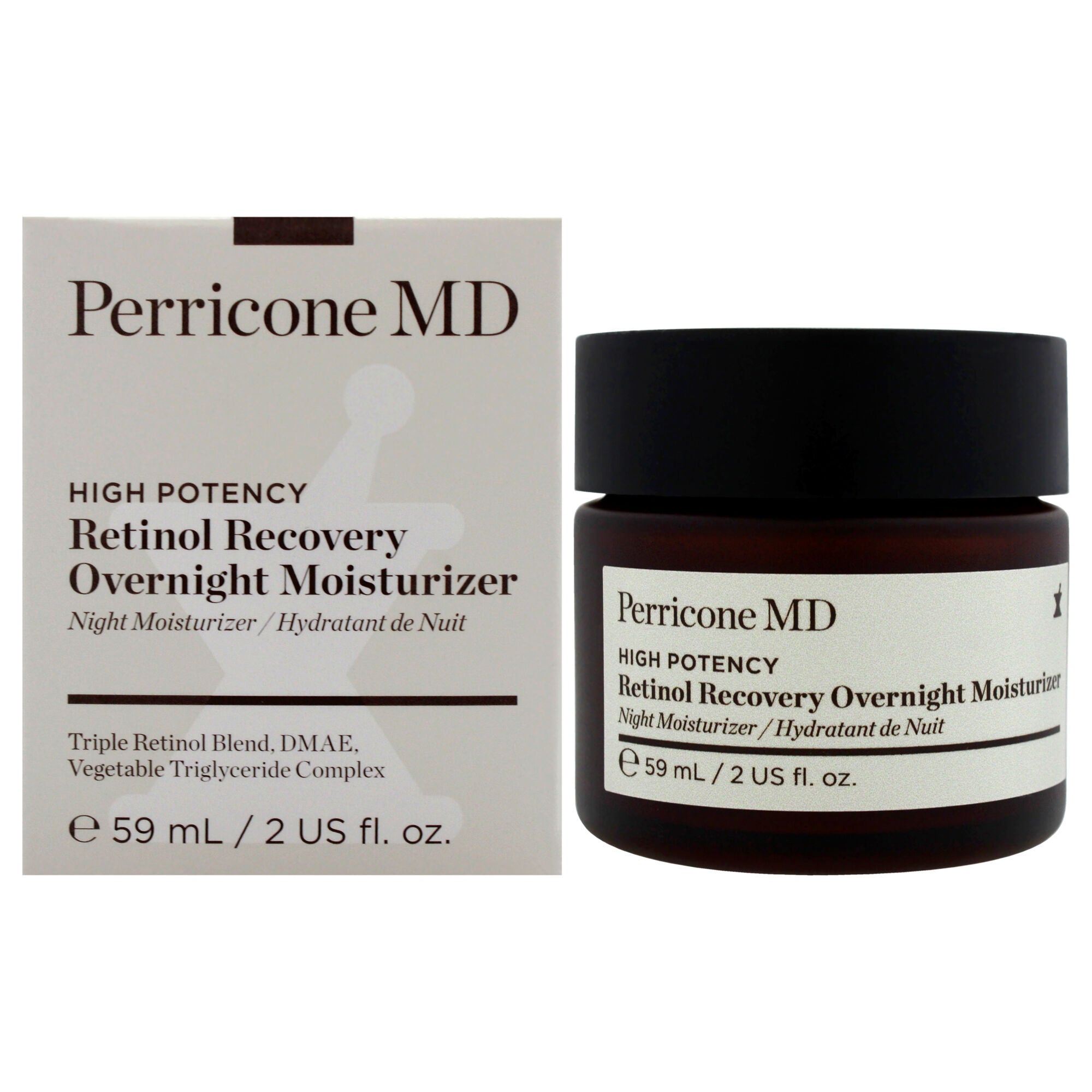 High Potency Retinol Recovery Overnight Moisturizer by Perricone MD for ...