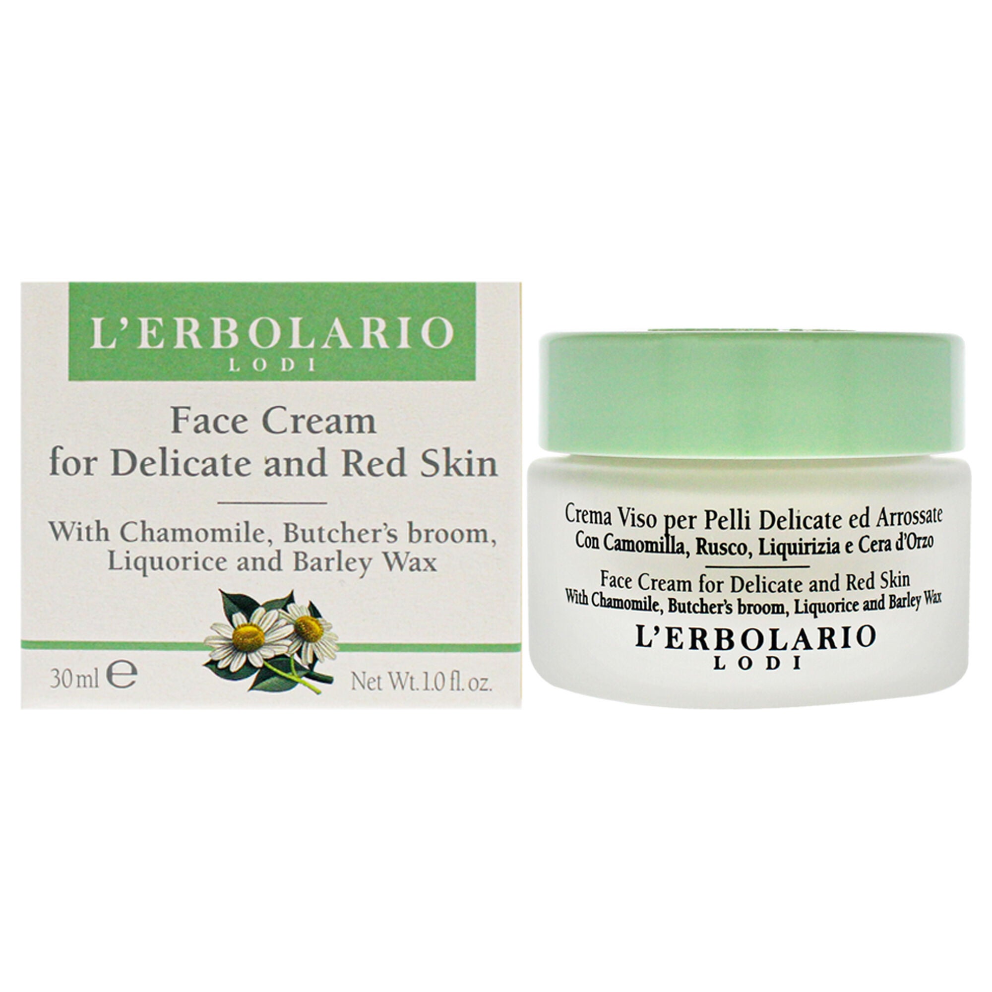 Face Cream for Delicate and Red Skin by LErbolario for Women - 1 oz ...