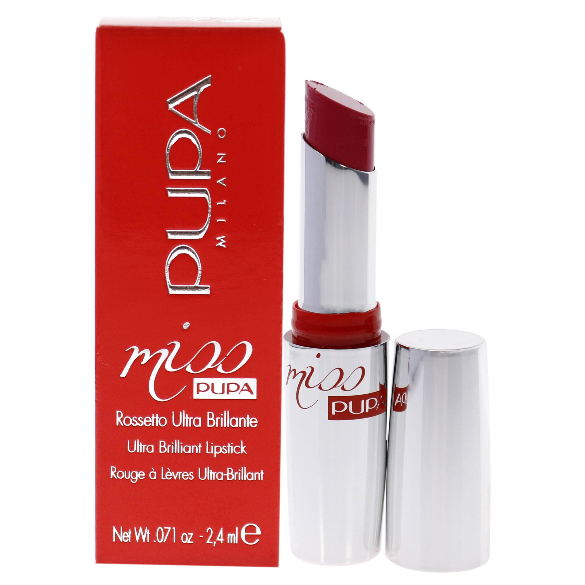 Miss Pupa Ultra Brilliant Lipstick - 302 Party Pink by Pupa Milano for ...