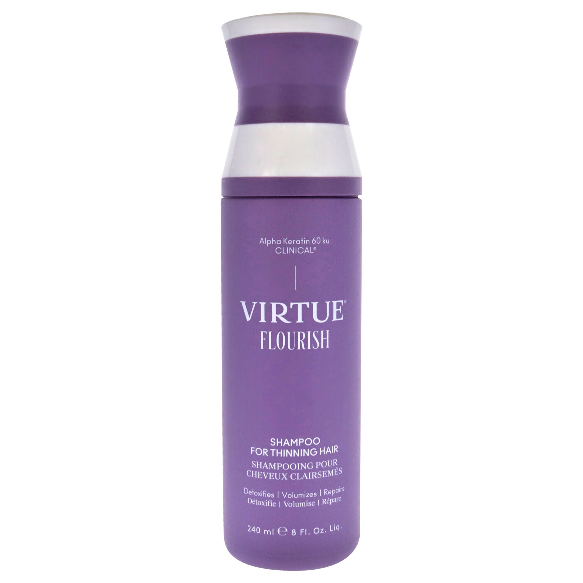 Flourish Shampoo for Thinning Hair by Virtue for Unisex - 8 oz Shampoo ...