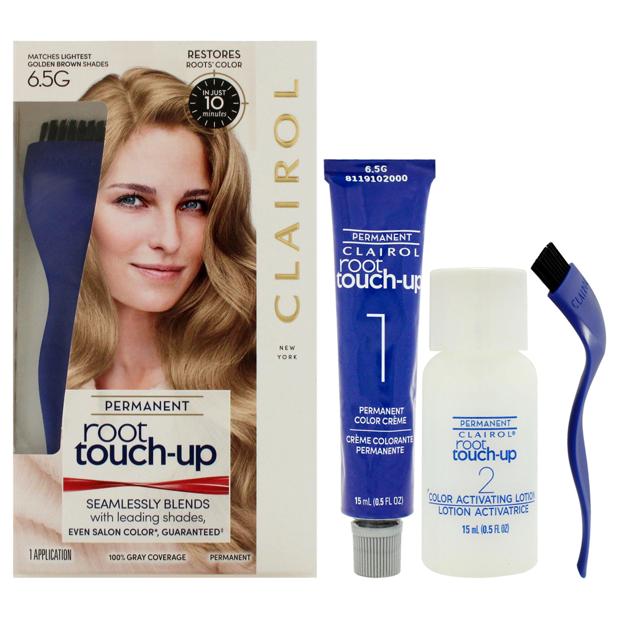 Nice n Easy Root Touch-Up Permanent Color - 6.5G Lightest Golden Brown ...
