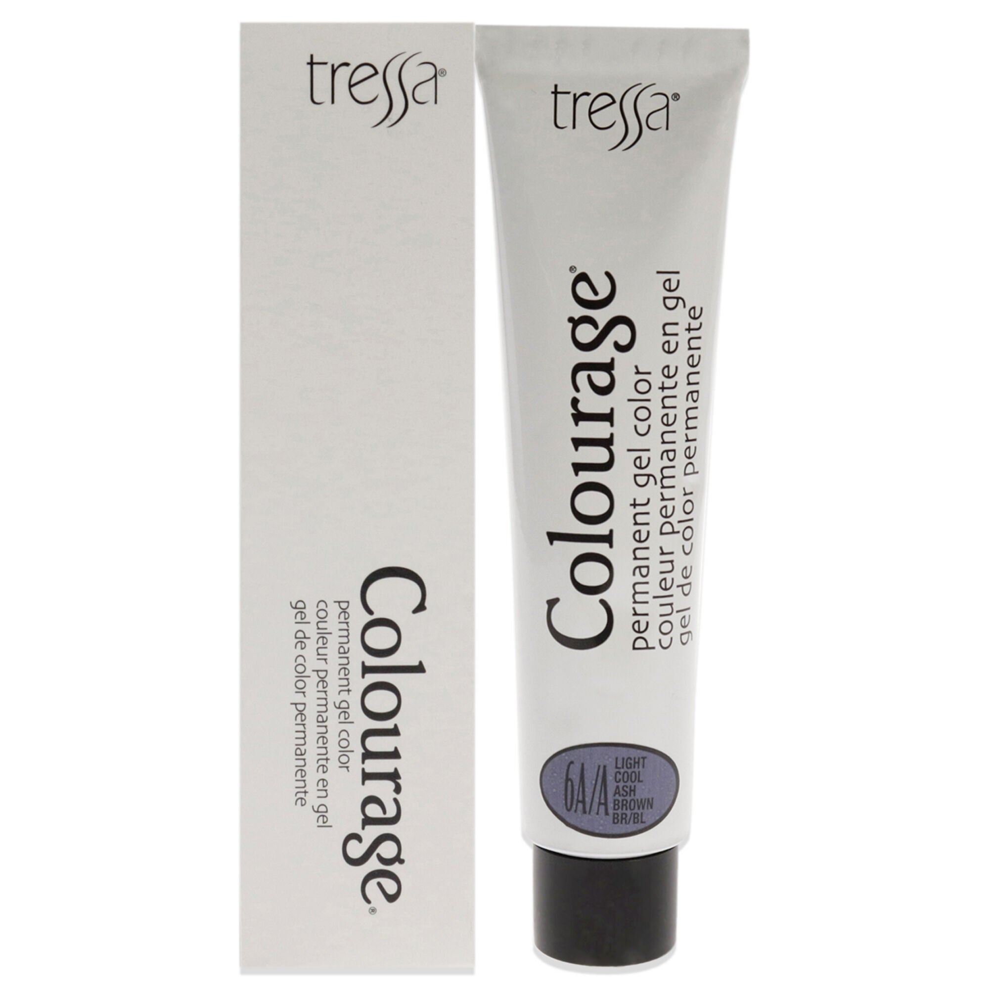 Colourage Permanent Gel Color - 6AA Light Cool Ash Brown by Tressa for ...