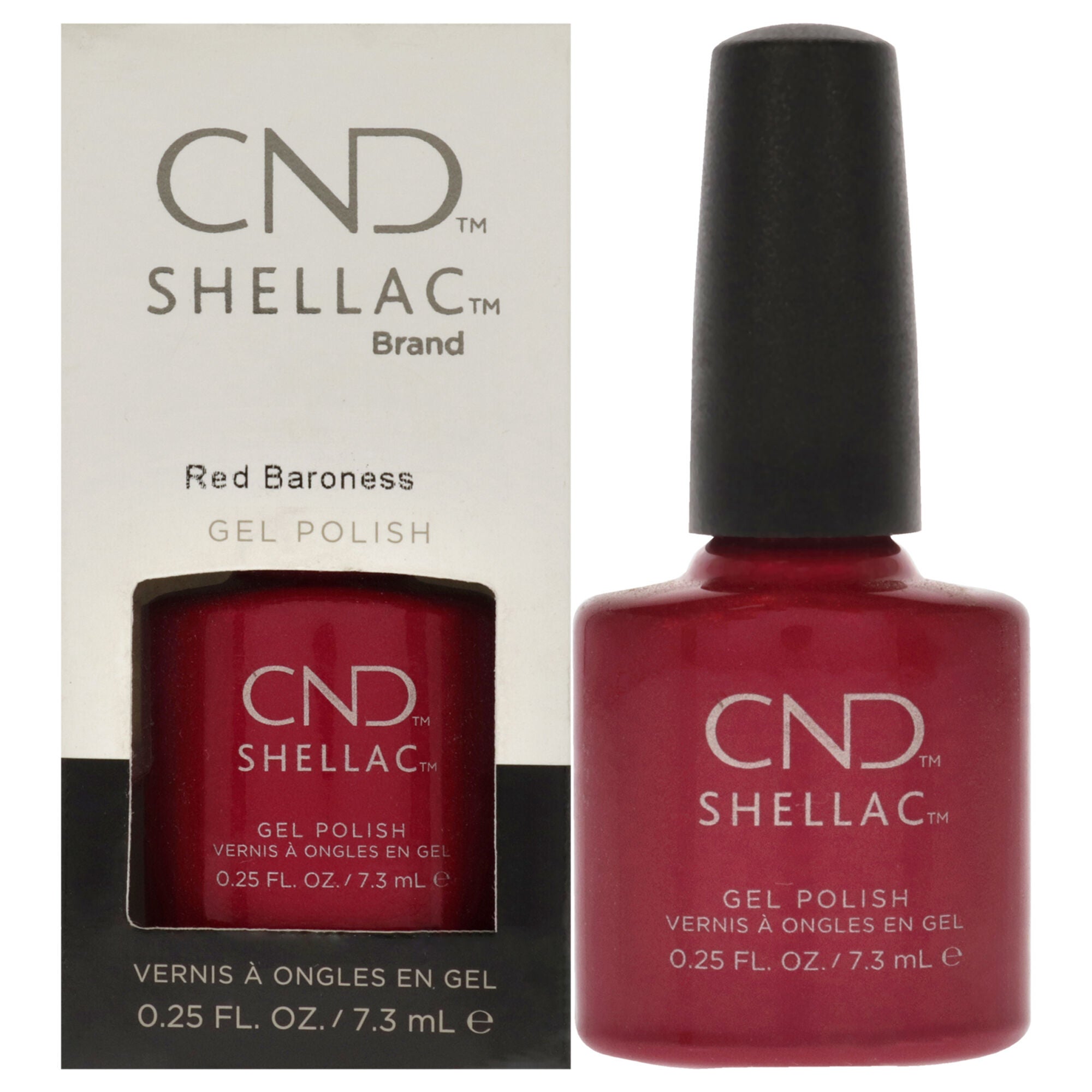 Shellac Nail Color - Red Baroness by CND for Women - 0.25 oz Nail ...