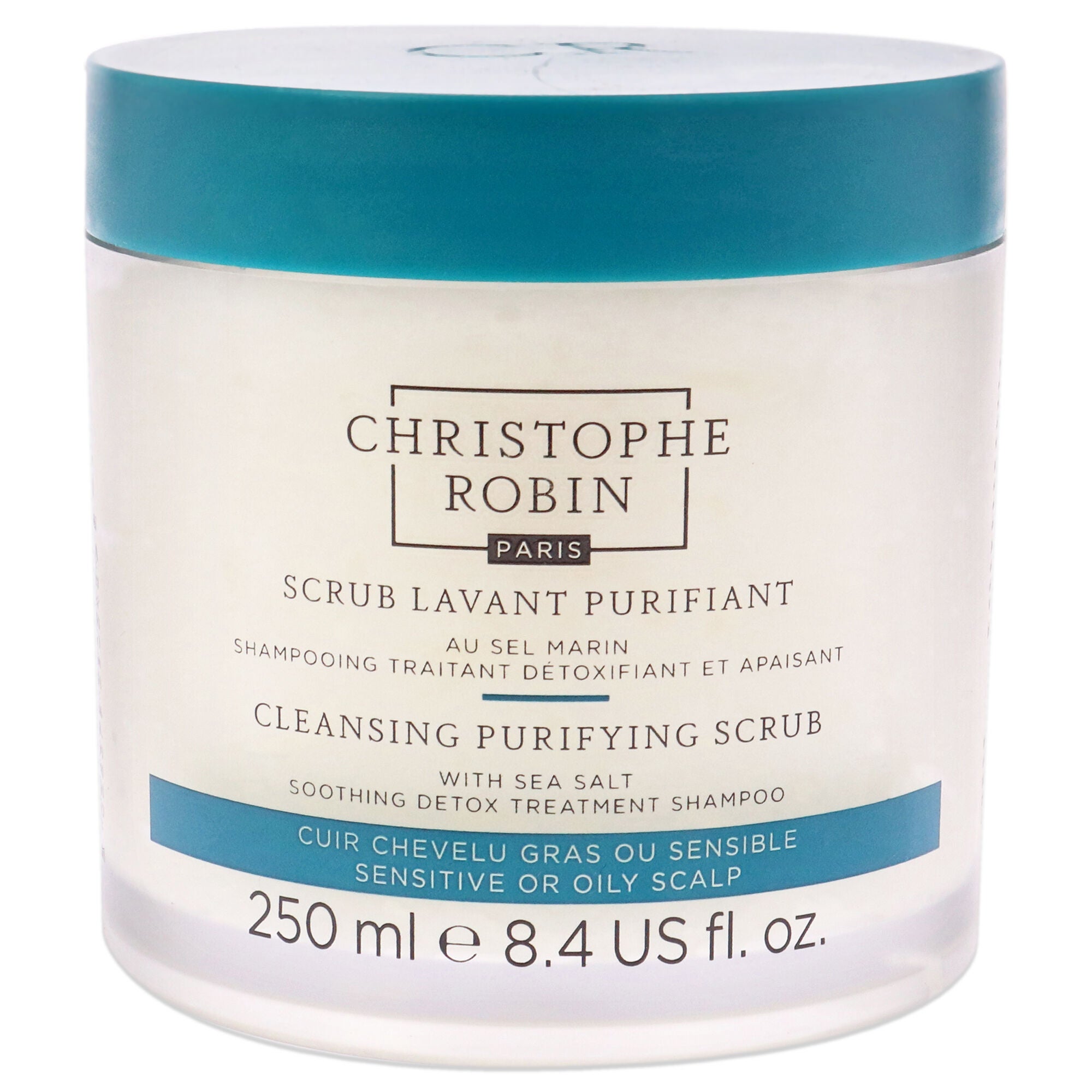 Cleansing Purifying Scrub with Sea Salt by Christophe Robin for Unisex ...