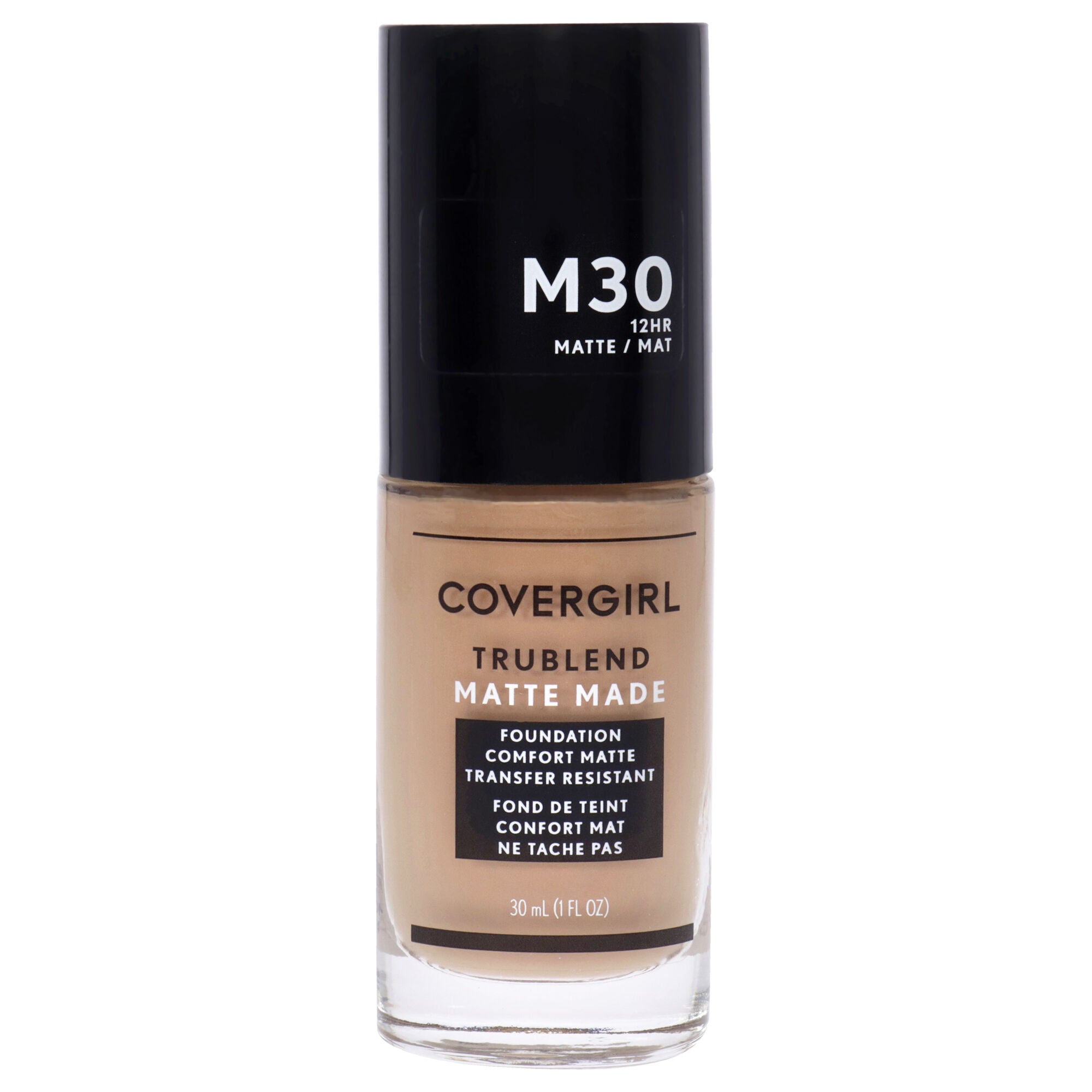 TruBlend Matte Made Liquid Foundation - M30 Honey by CoverGirl for ...