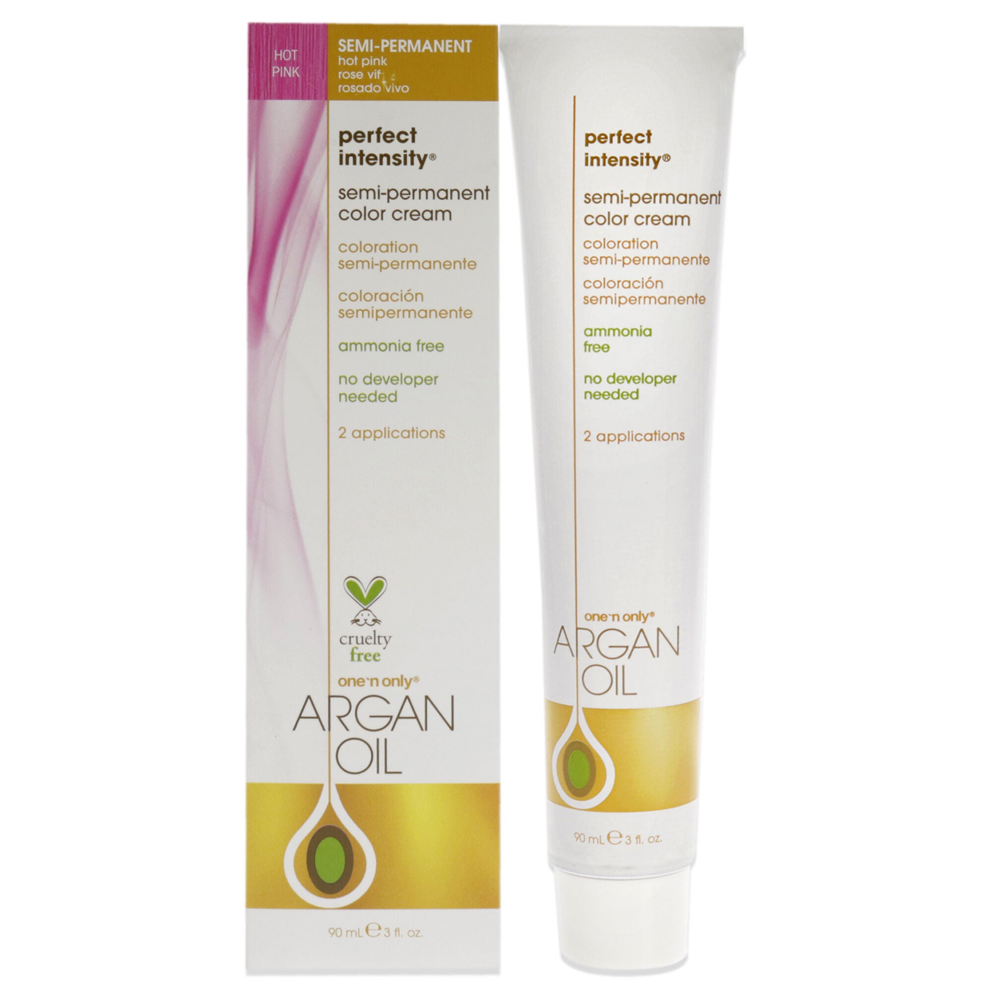 Argan Oil Perfect Intensity Semi-Permanent Color Cream - Hot Pink by ...