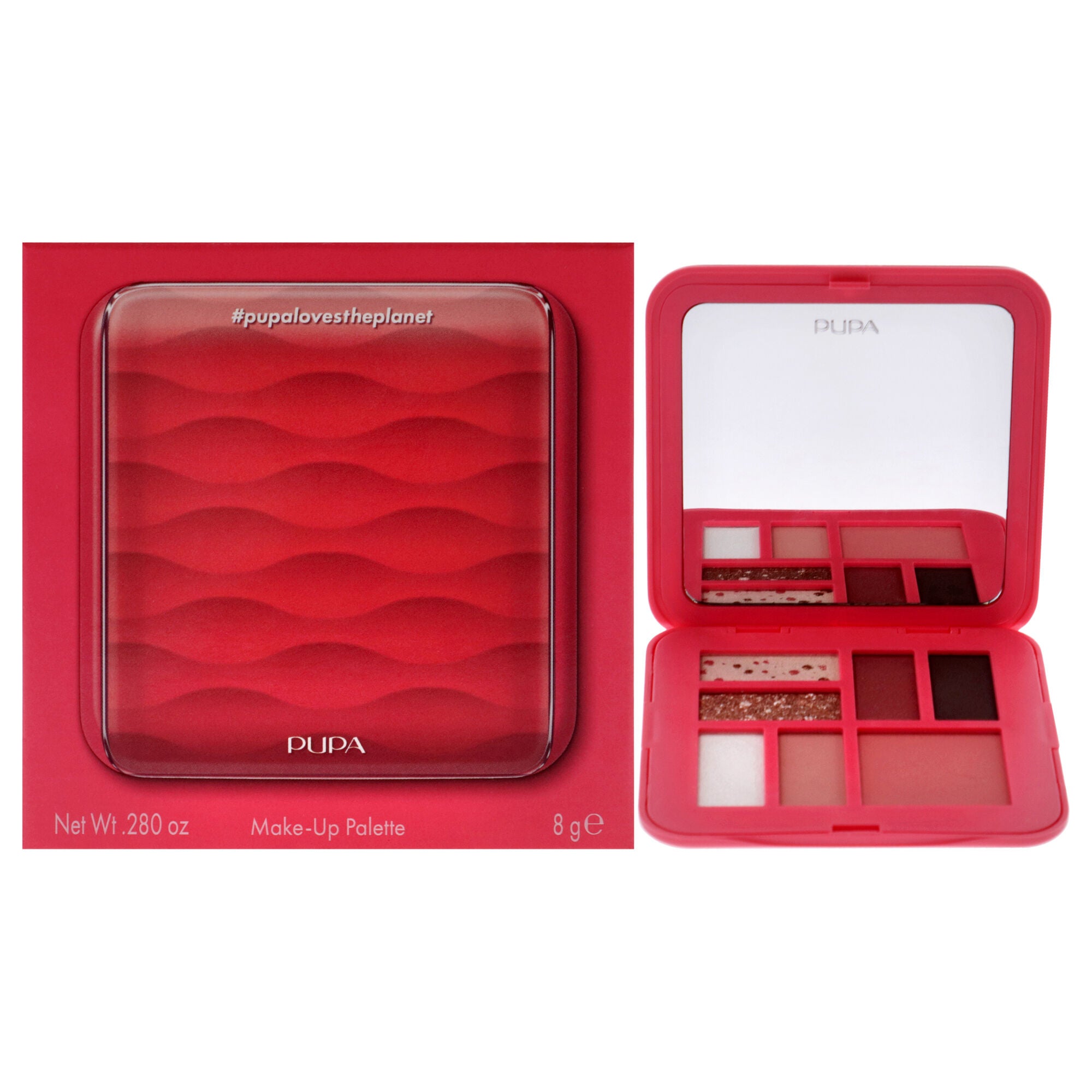 Make-Up Palette - 003 Coral by Pupa Milano for Women - 0.280 oz Makeup ...