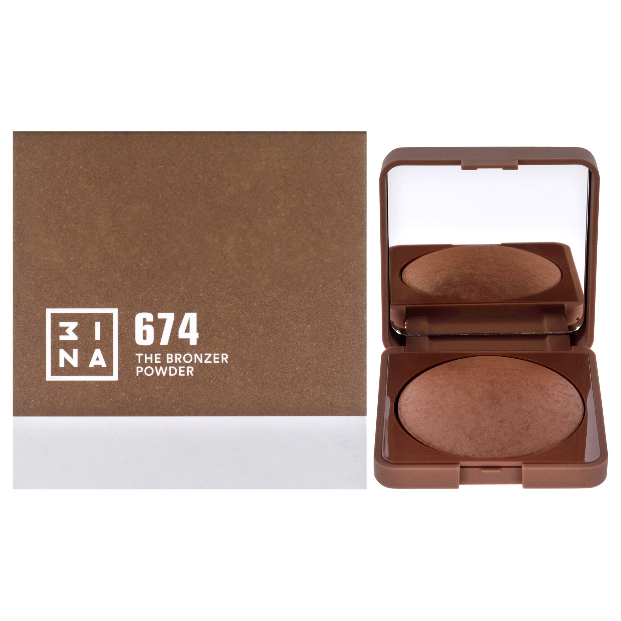 The Bronzer Powder - 674 by 3INA for Women - 0.25 oz Bronzer | Woman Within