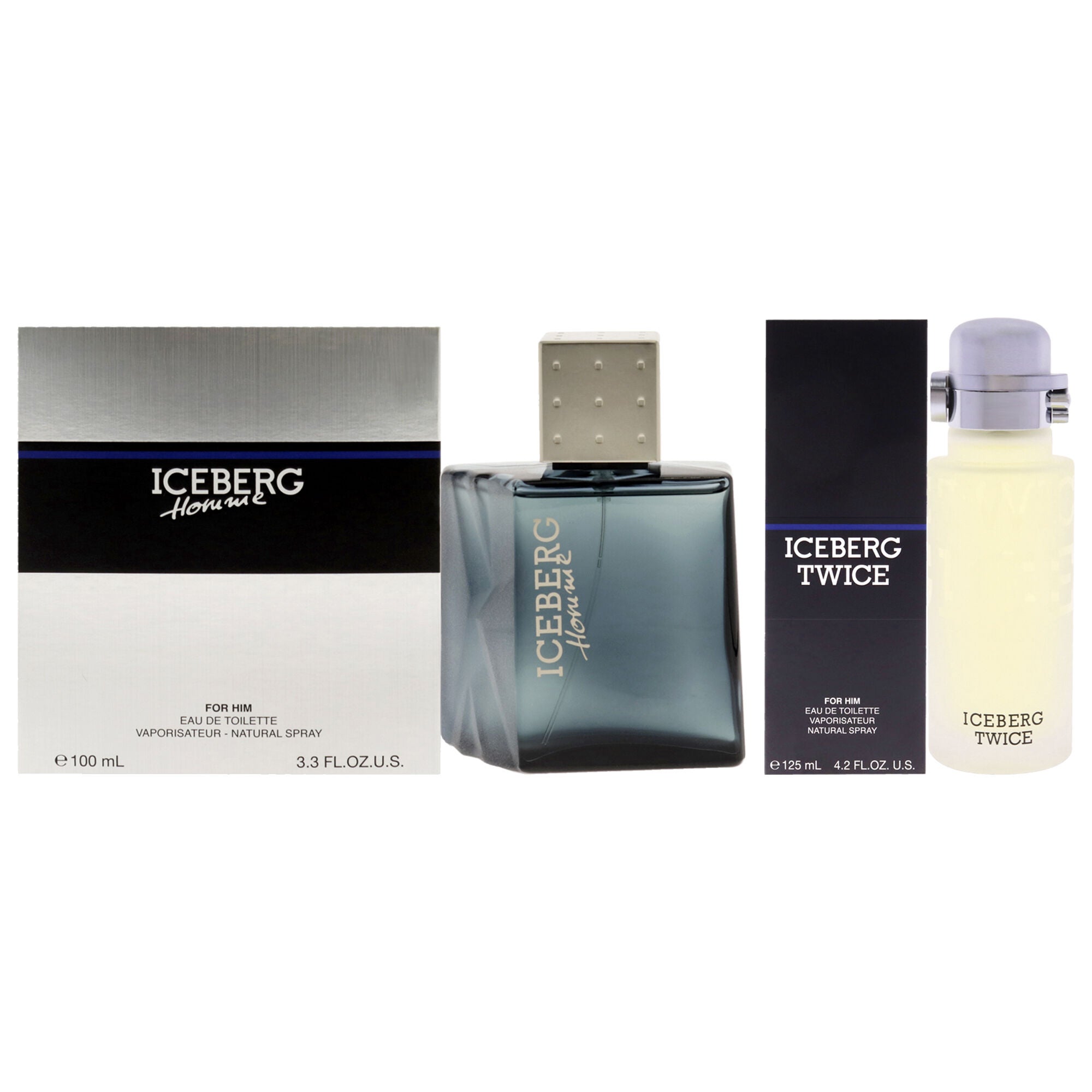 Iceberg Homme Kit by Iceberg for Men - 2 Pc Kit 3.3 oz EDT Spray, 4.2oz ...