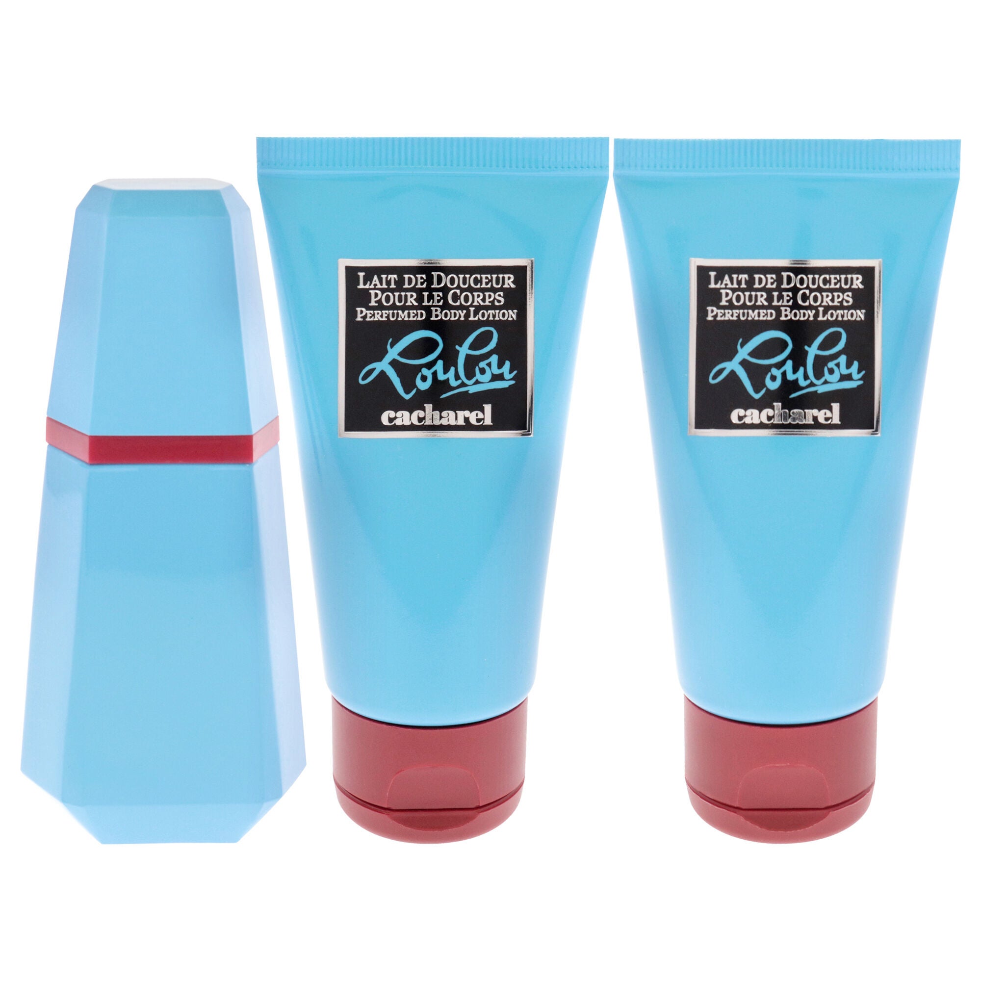 Lou Lou by Cacharel for Women - 3 Pc Gift Set 1.7oz EDP Spray, 1.7oz ...