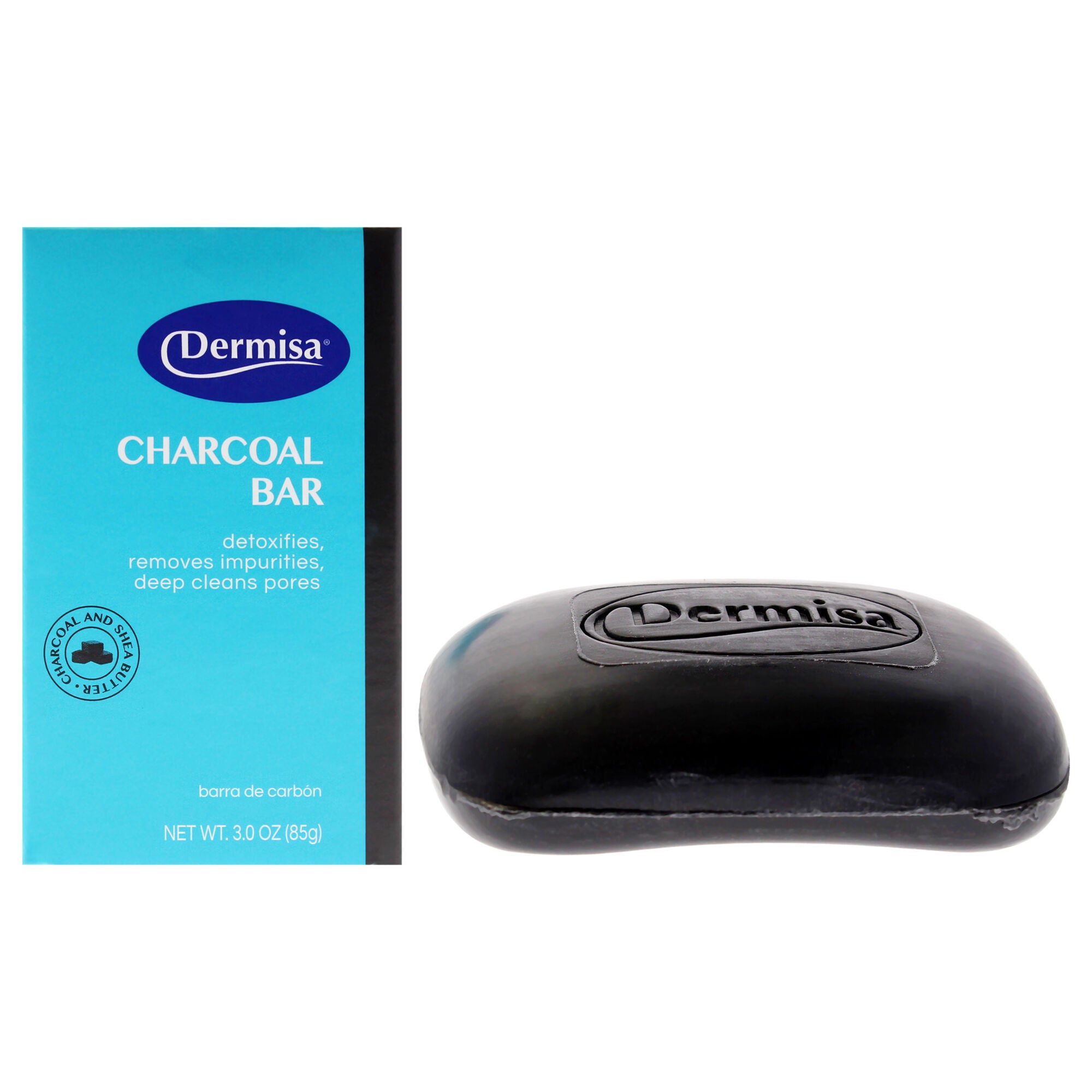 Charcoal Bar by Dermisa for Unisex - 3 oz Bar Soap | Woman Within