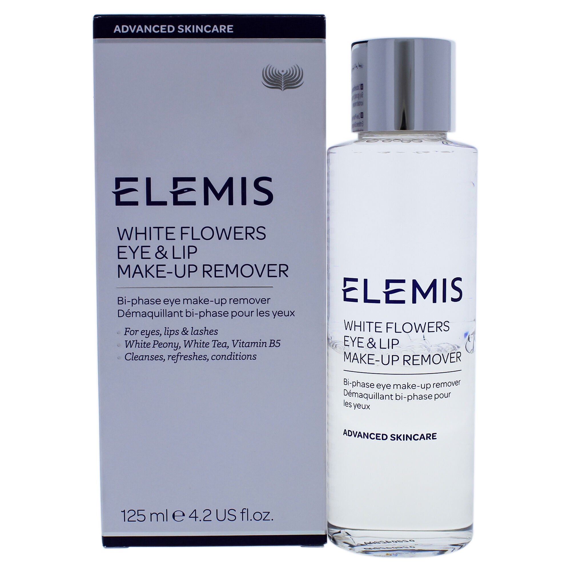 White Flowers Eye & Lip Makeup Remover by Elemis for Women - 4.2 oz ...
