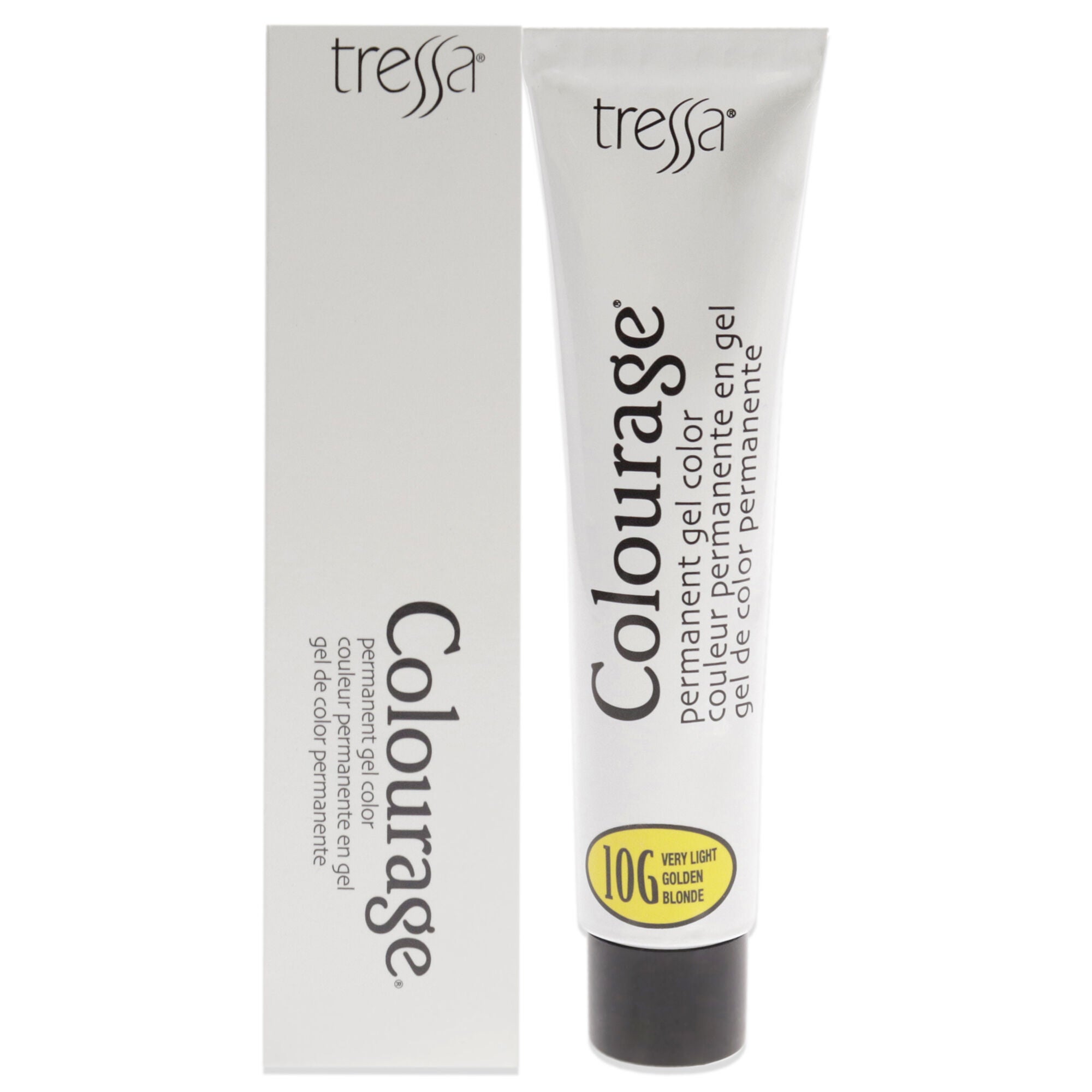 Colourage Permanent Gel Color - 10G Very Light Golden Blonde by Tressa ...