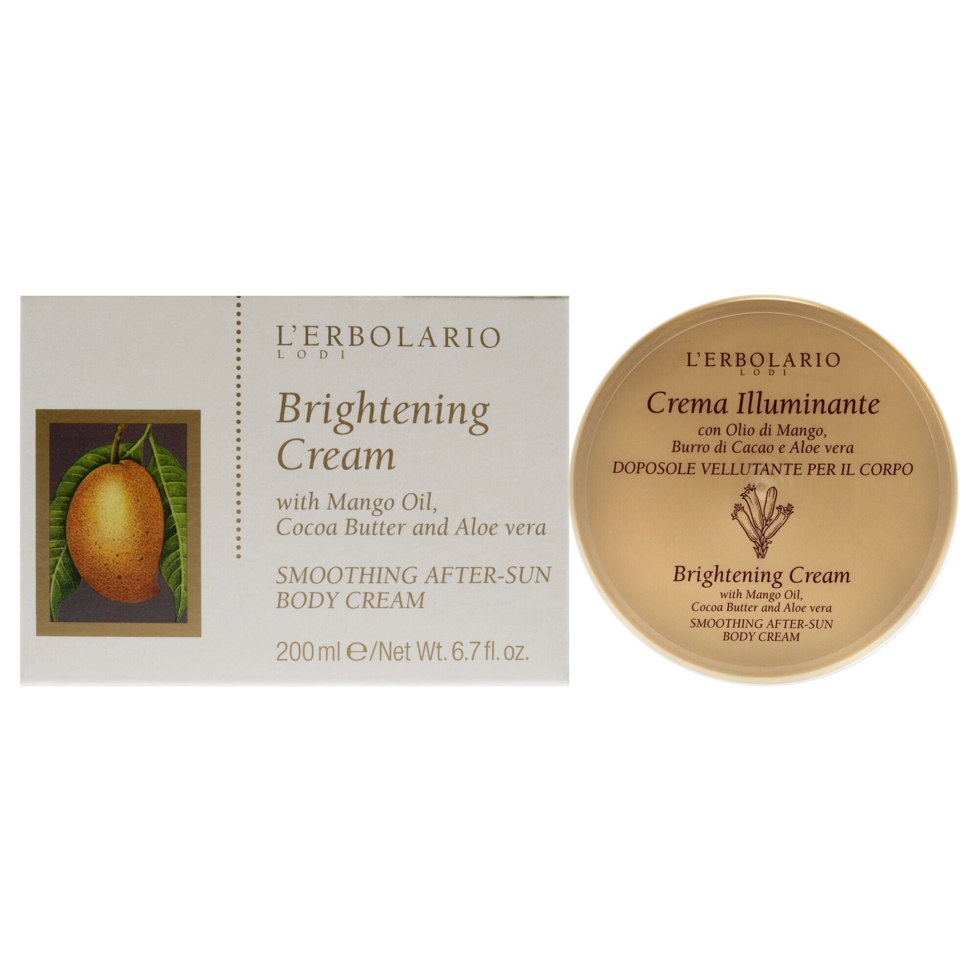 Brightening Body Cream by LErbolario for Women - 6.7 oz Body Cream ...