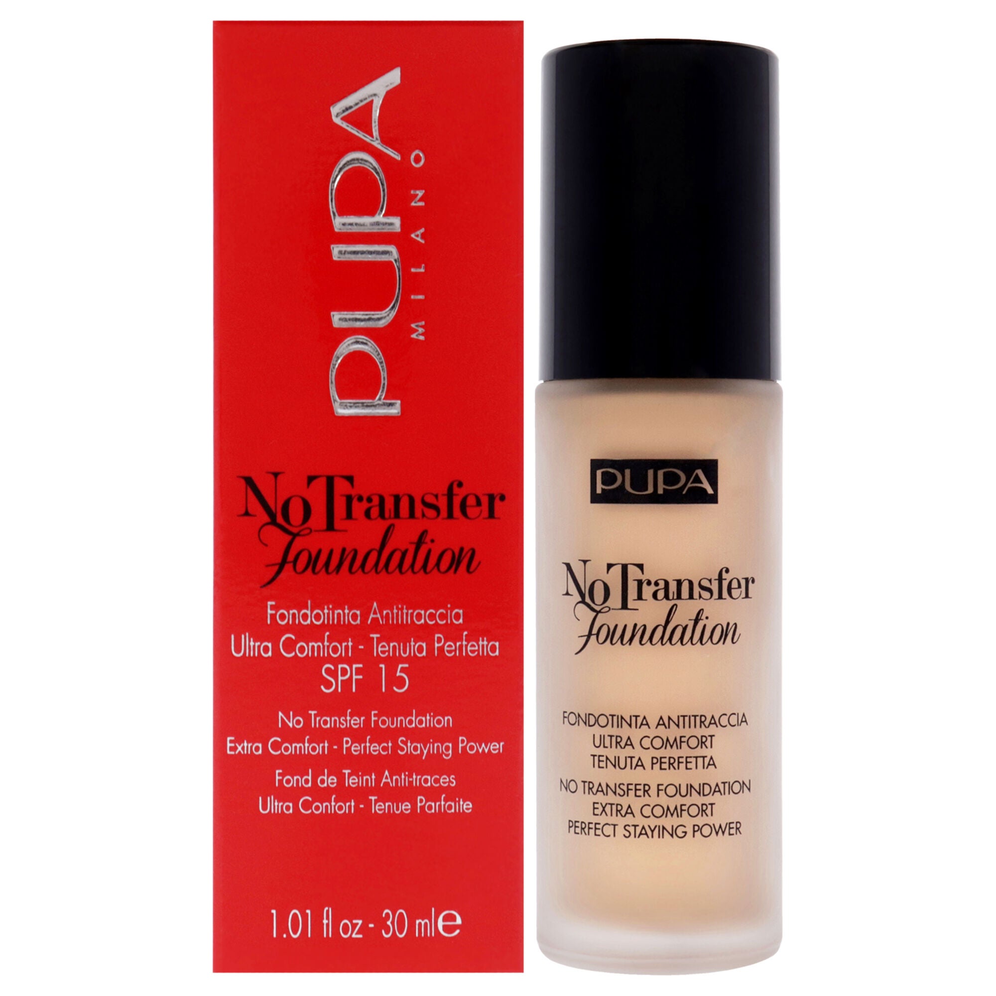 No Transfer Foundation SPF 15 - 200 Sand by Pupa Milano for Women - 1.01 oz Foundation | Woman ...