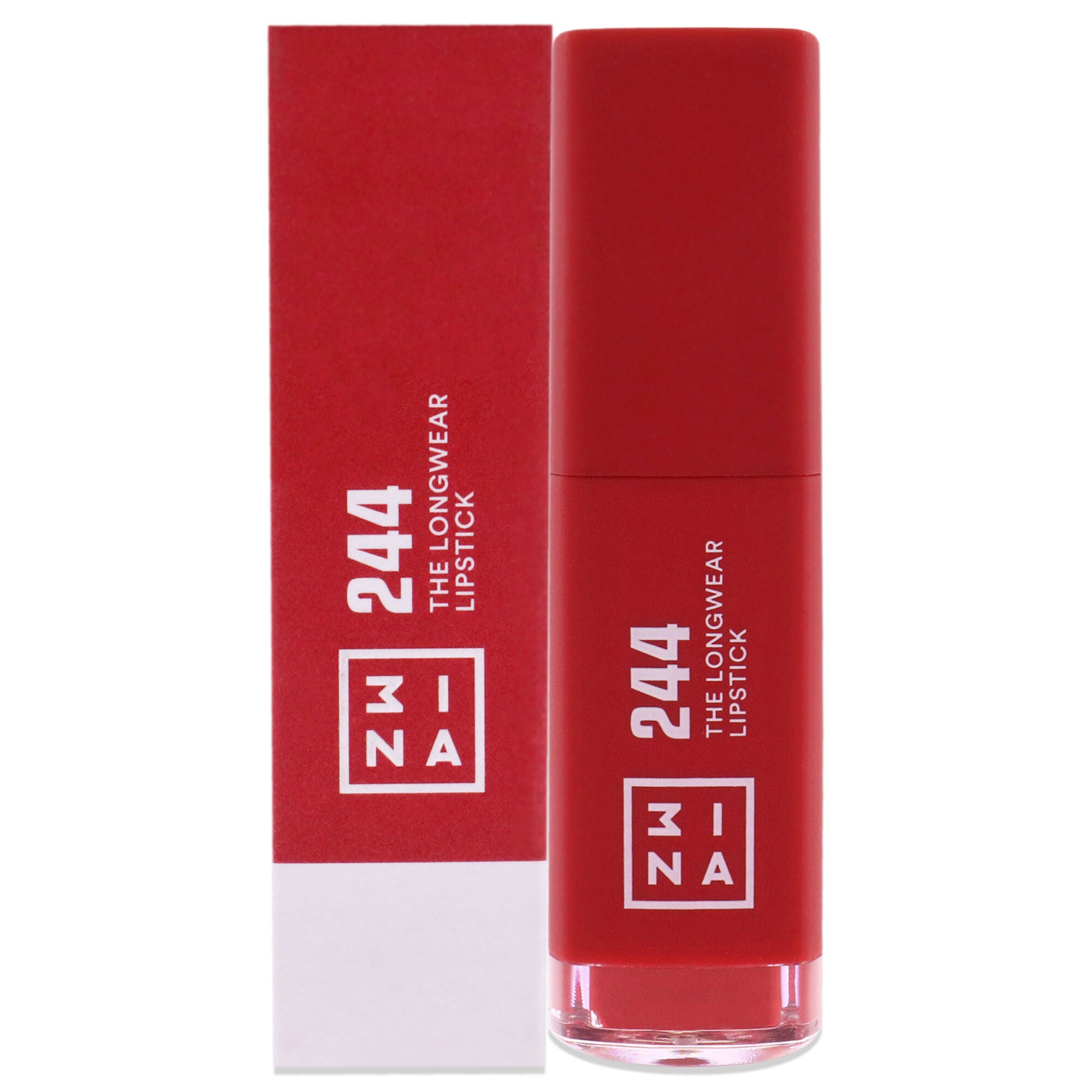 The Longwear Lipstick - 244 Red by 3INA for Women - 0.20 oz Lipstick ...