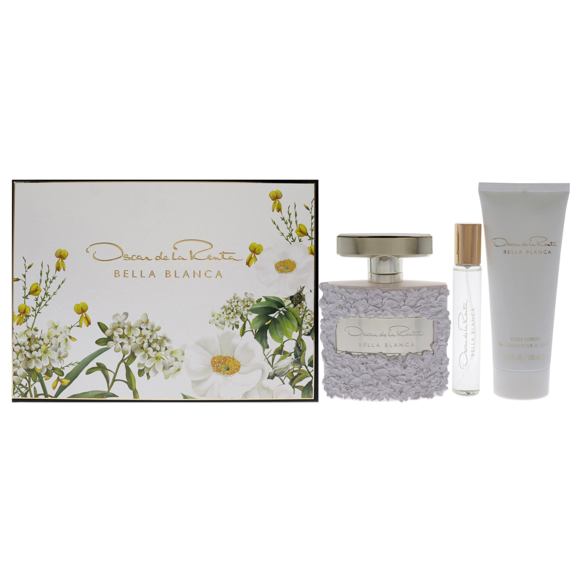 Bella Blanca by Oscar De La Renta for Women - 3 Pc Gift Set 3.4oz EDP ...