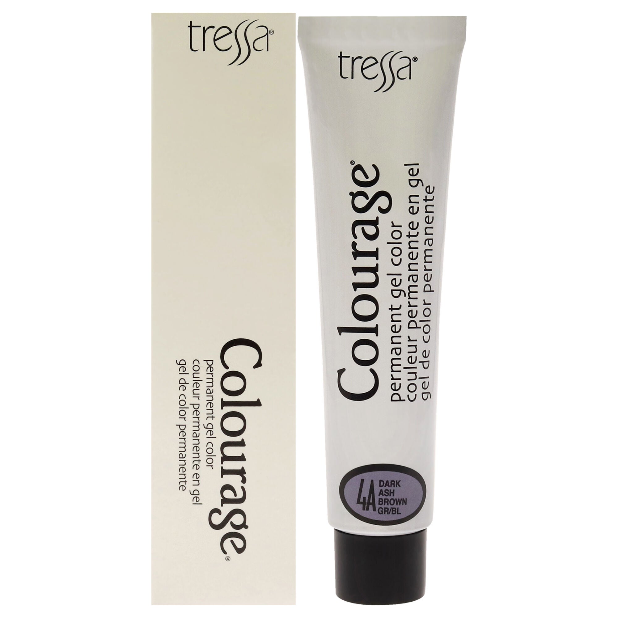 Colourage Permanent Gel Color - 4A Dark Ash Brown by Tressa for Unisex ...