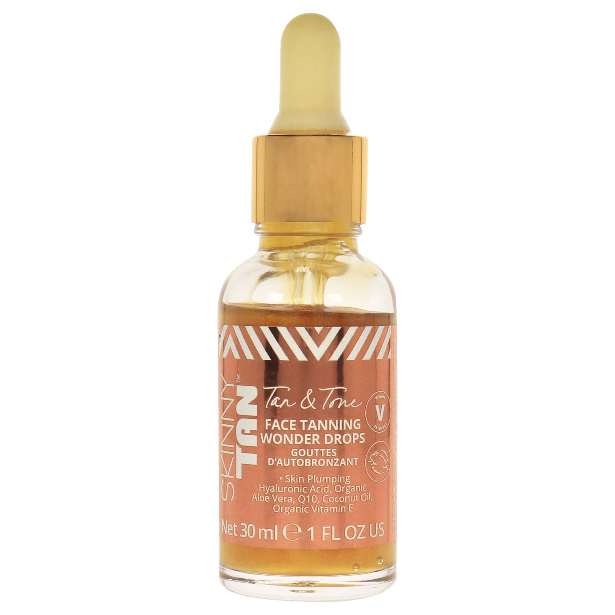 Tan and Tone Face Tanning Wonder Drops by Skinny Tan for Women - 1 oz ...