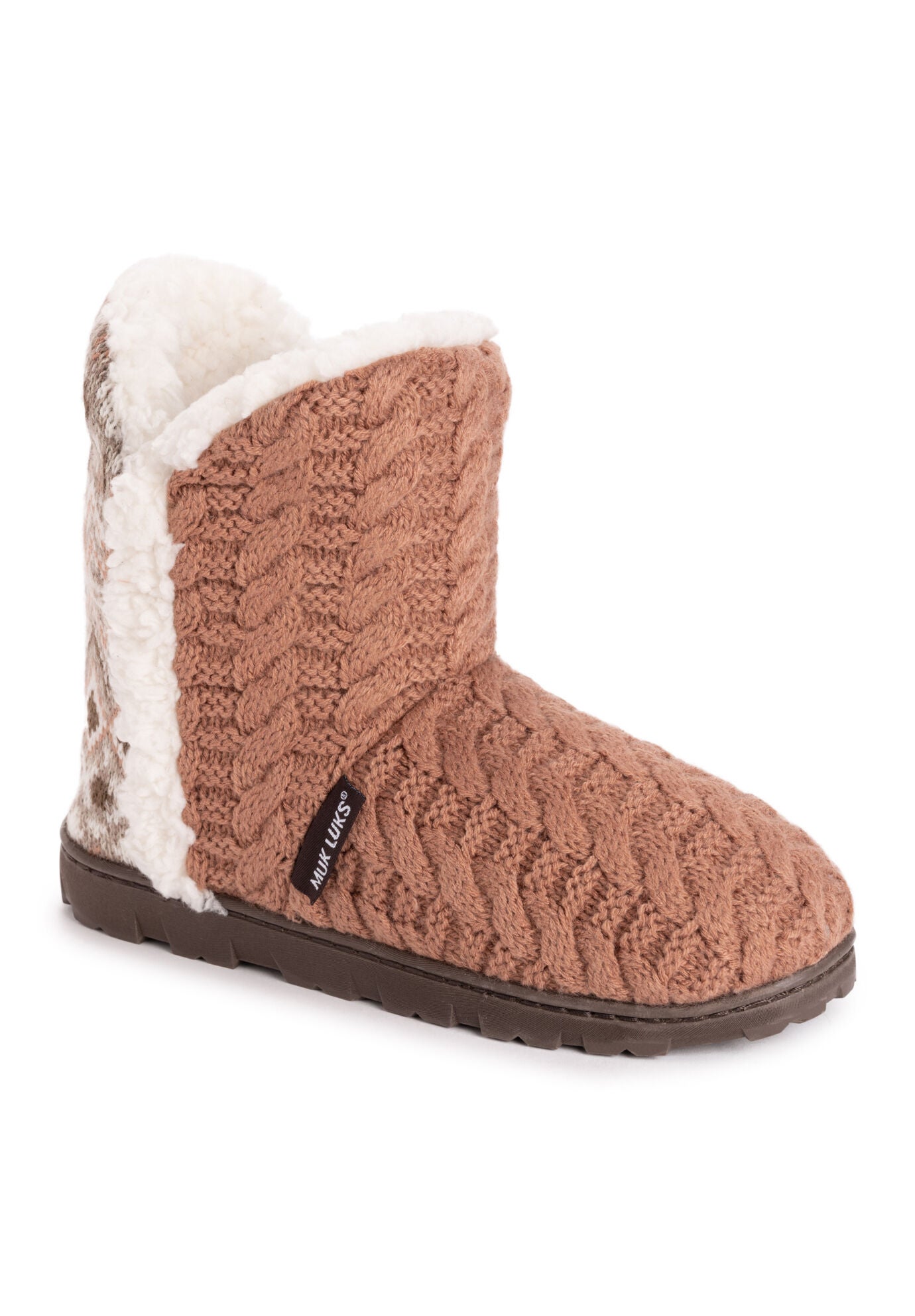 Cozy Cheyenne Slipper with Faux Fur Lining, 4485652 | Woman Within