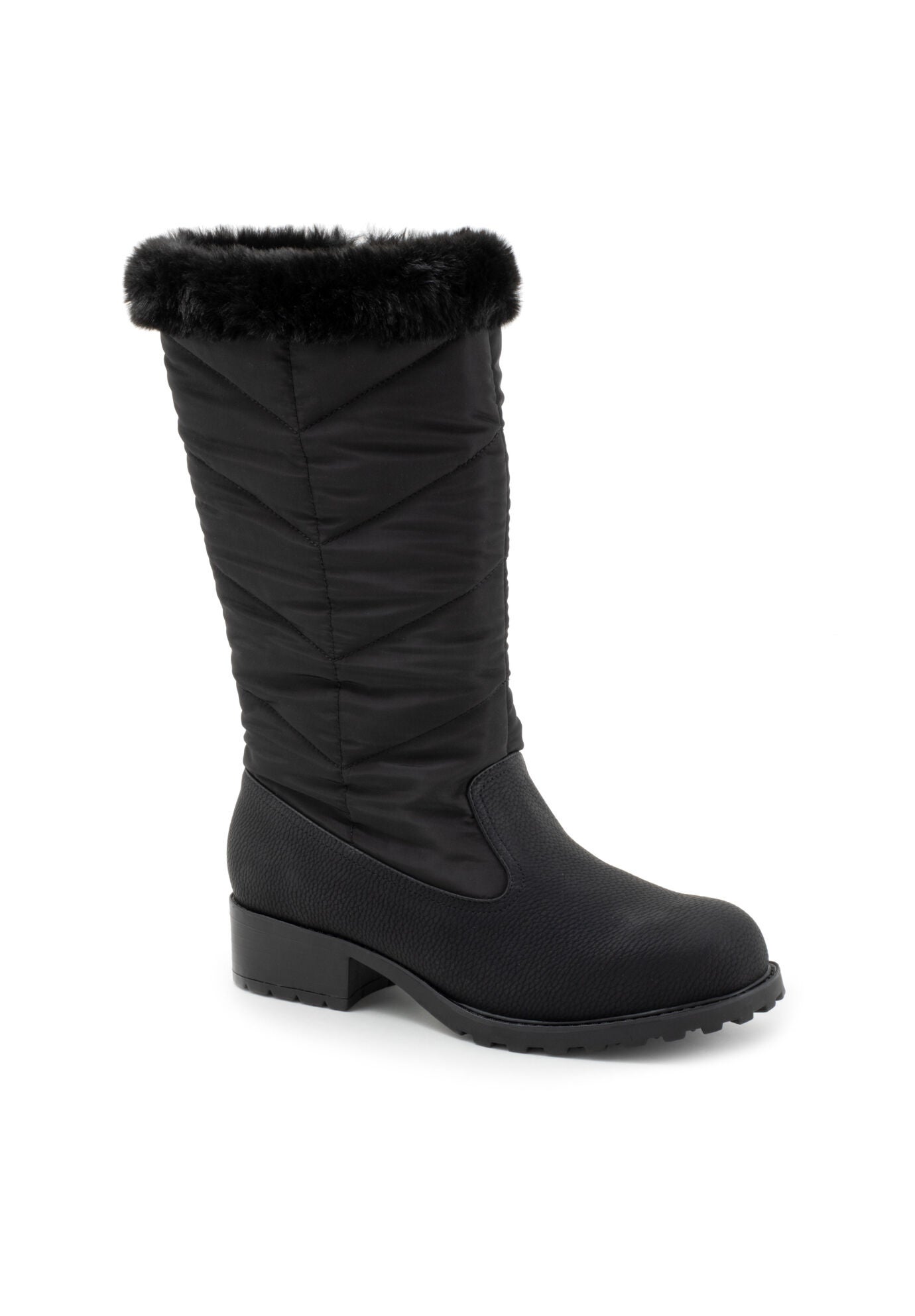 Benji 3.0 Tallcalf Weatherproof Boots, Black | Woman Within