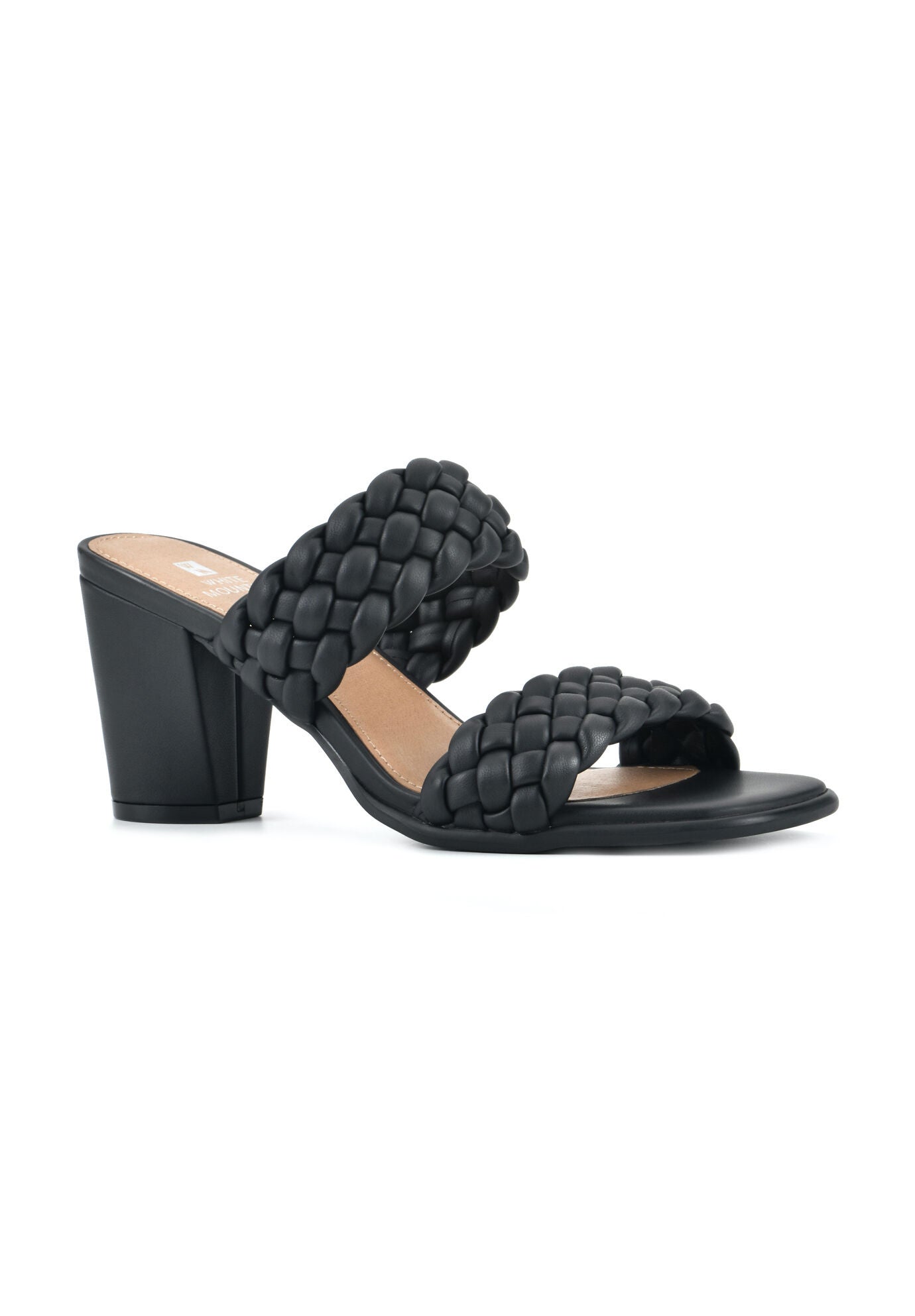 Dressy Sandal By Far - Women’s Heel, Black Smooth | Woman Within