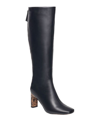 Vegan Leather Liv Boot with Full Zip, 4425991 | Woman Within