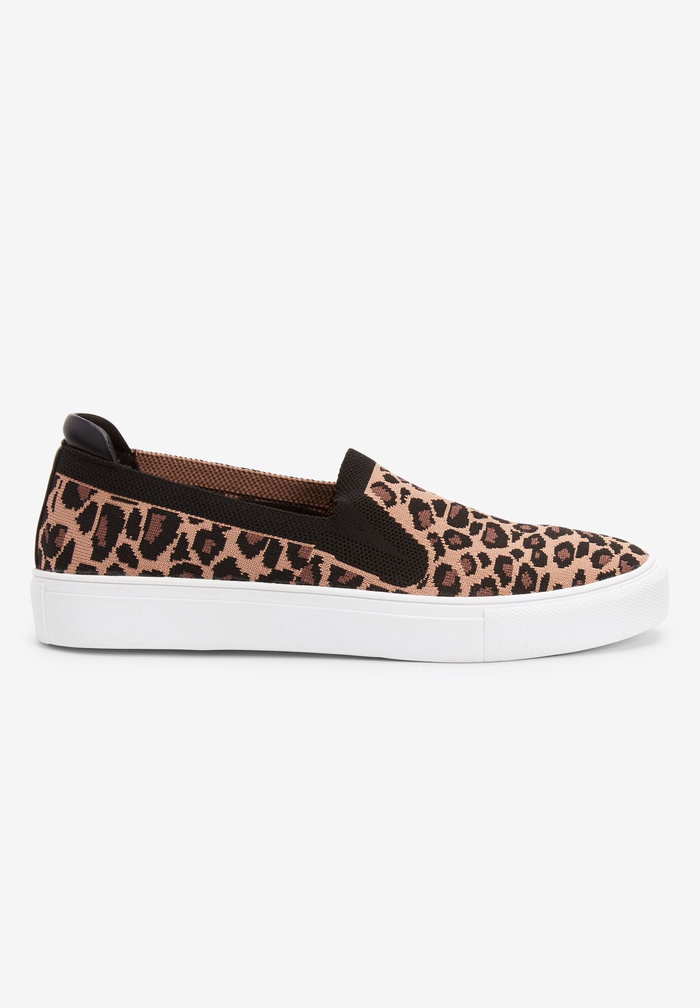 Alena Slip On Sneaker - Women’s Walking Shoes, Animal | Woman Within