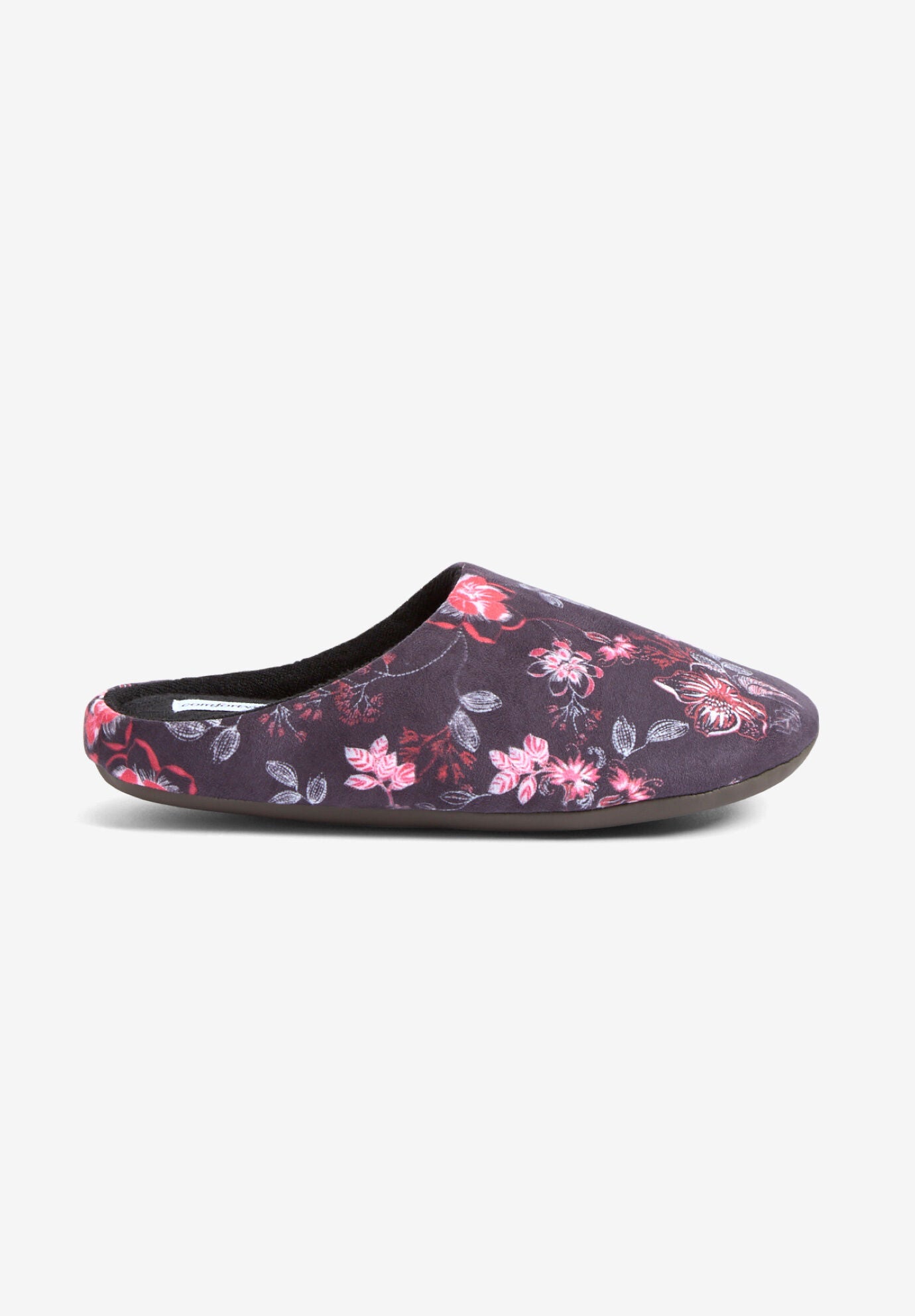 Fleece Carita Clog Slippers - Cozy Style, Blue Sapphire | Woman Within