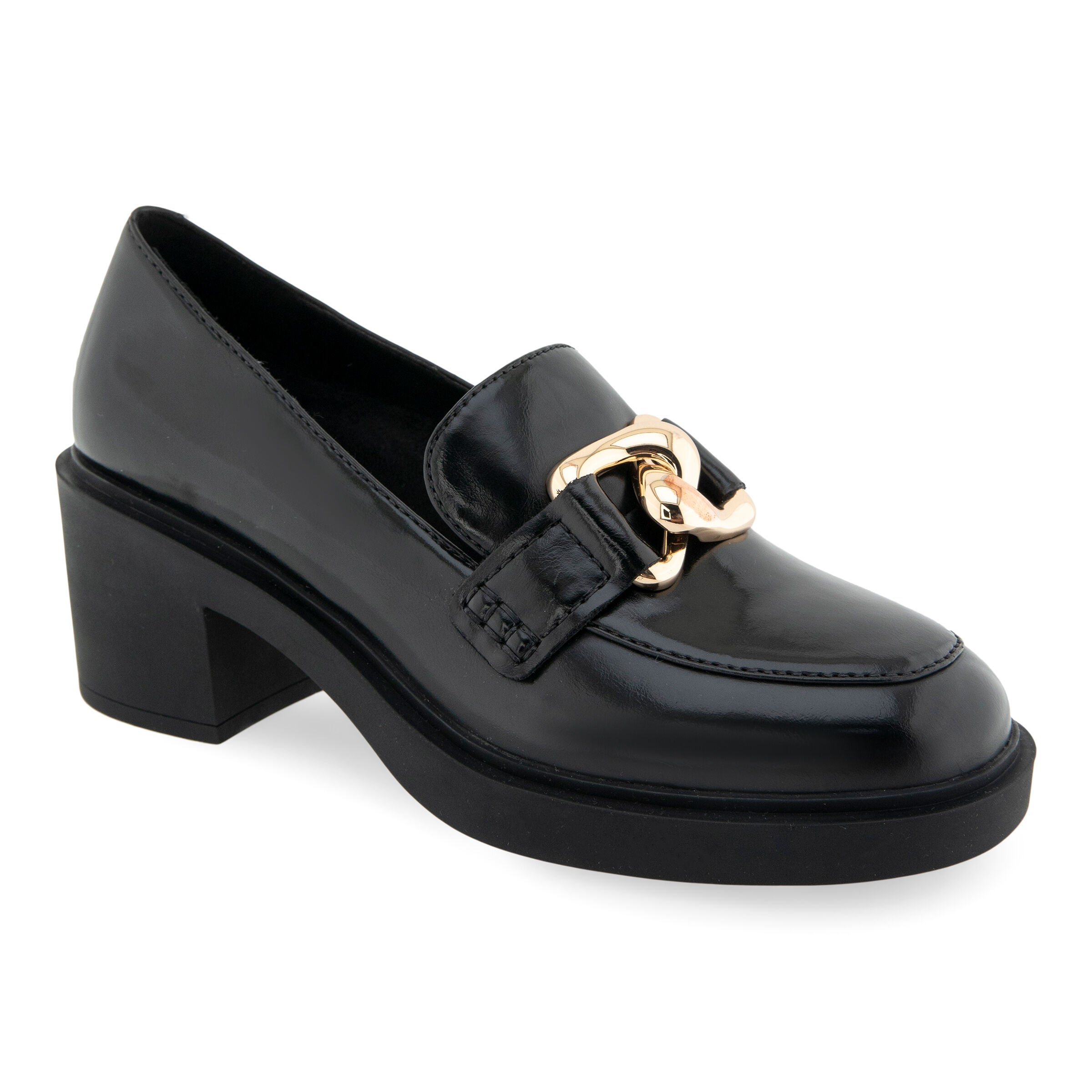 Gibbon Block Heel Loafer | Woman Within