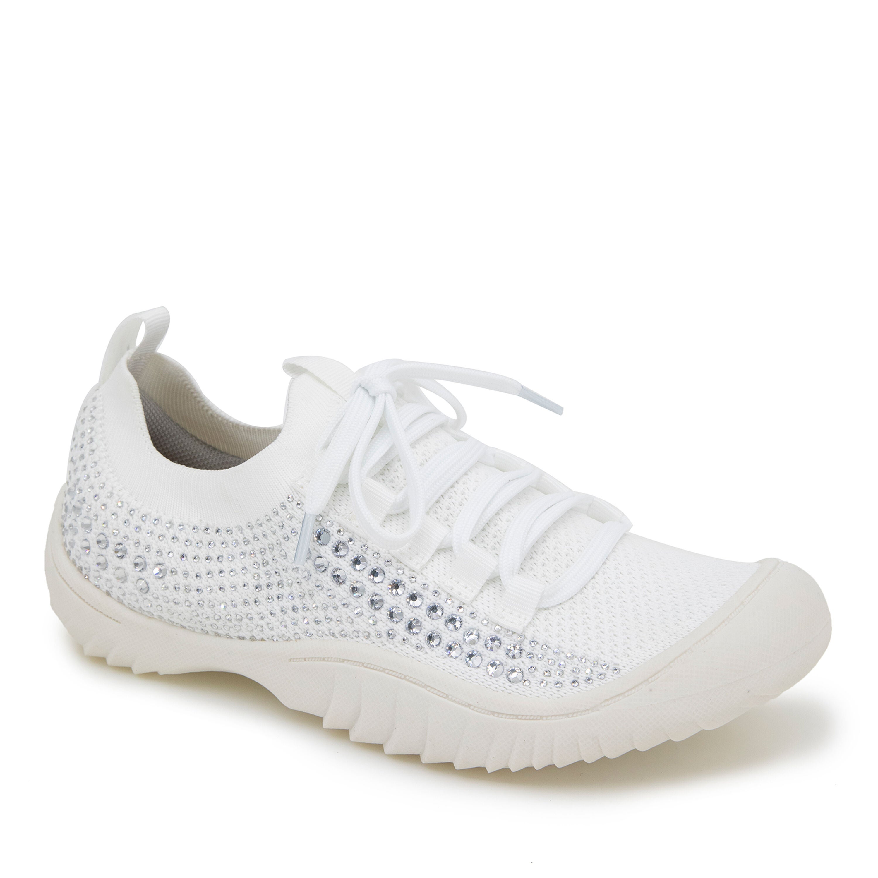 Brittney Slip-On Lace Up Sneaker | Woman Within