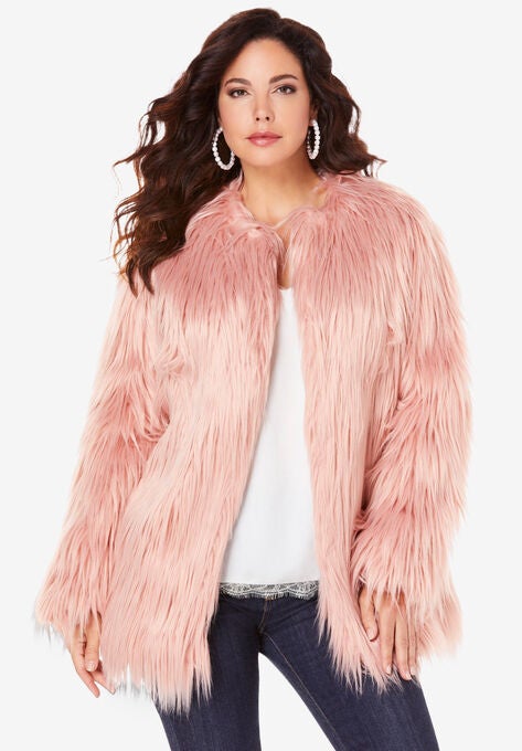 Faux-Fur Jacket | Woman Within