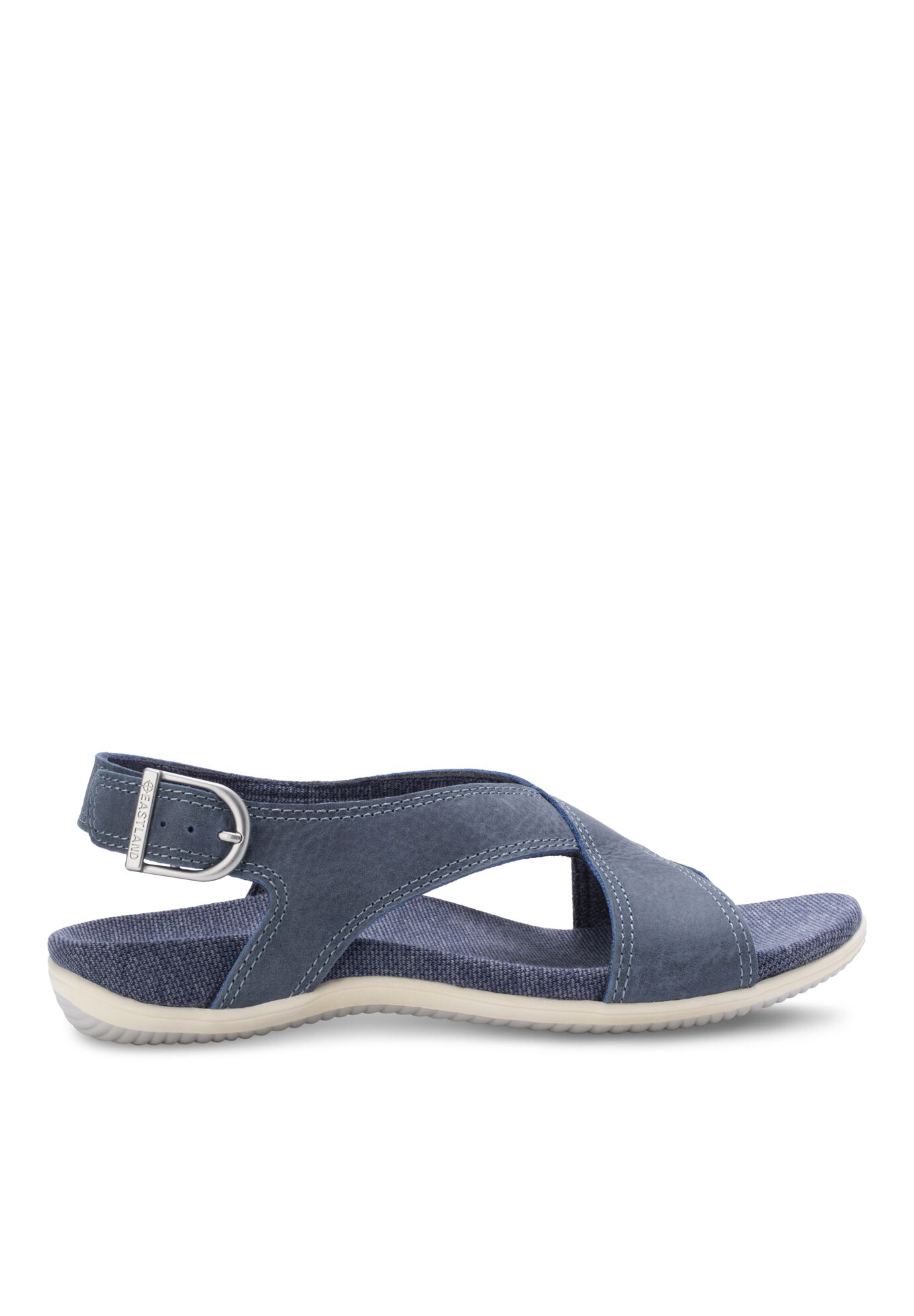 Coastal Sandal with Backstrap - Leather Upper, 4506404 | Woman Within