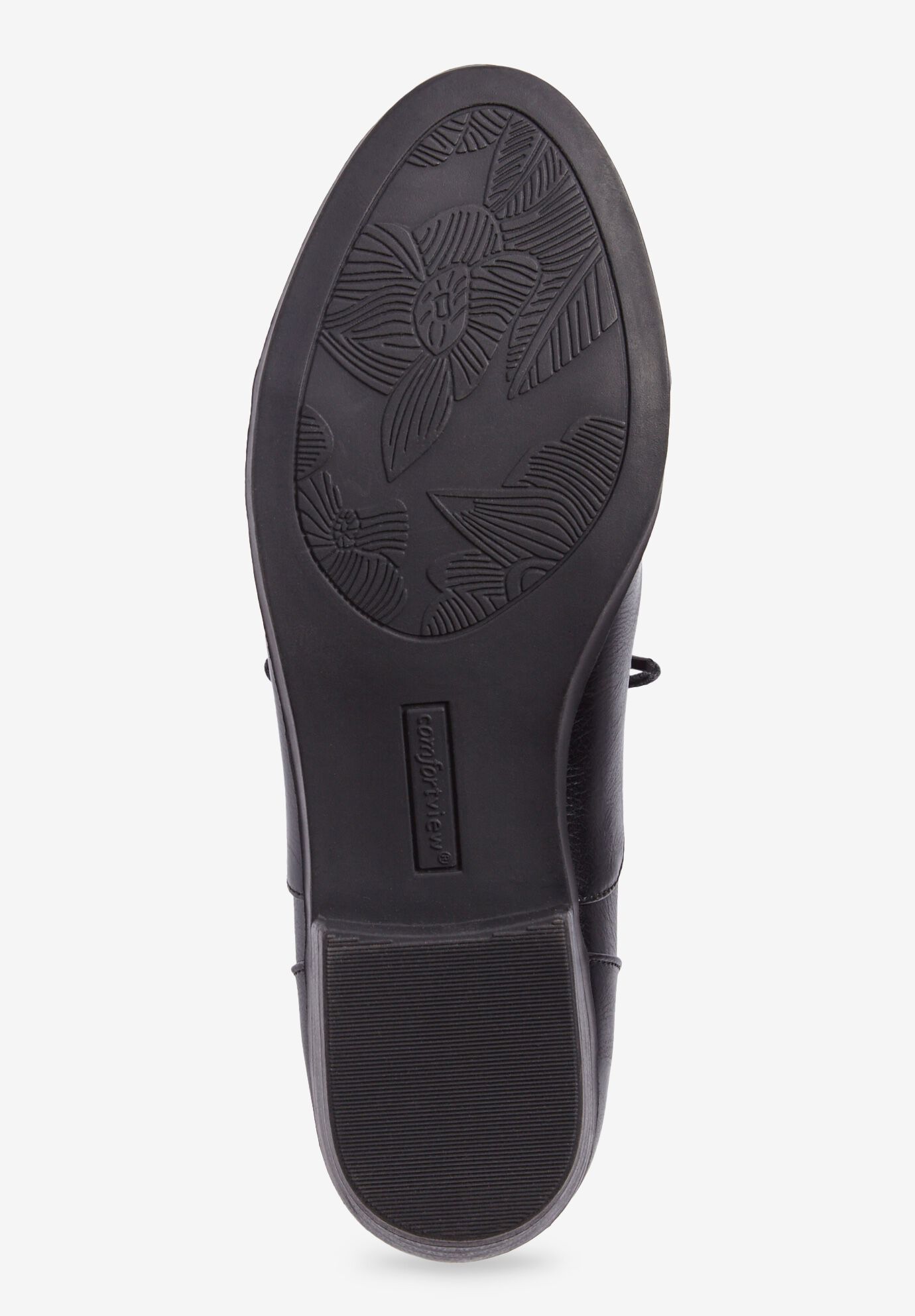 Wide Width The Darcy Bootie with Lace-Up Detailing, Black | Woman Within