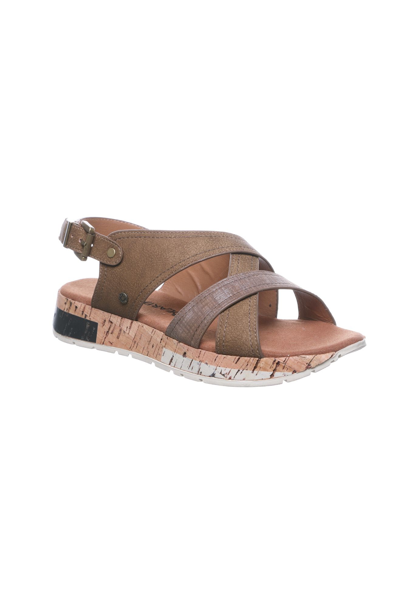 Wide Strappy Shelly Sandals for Women | Woman Within