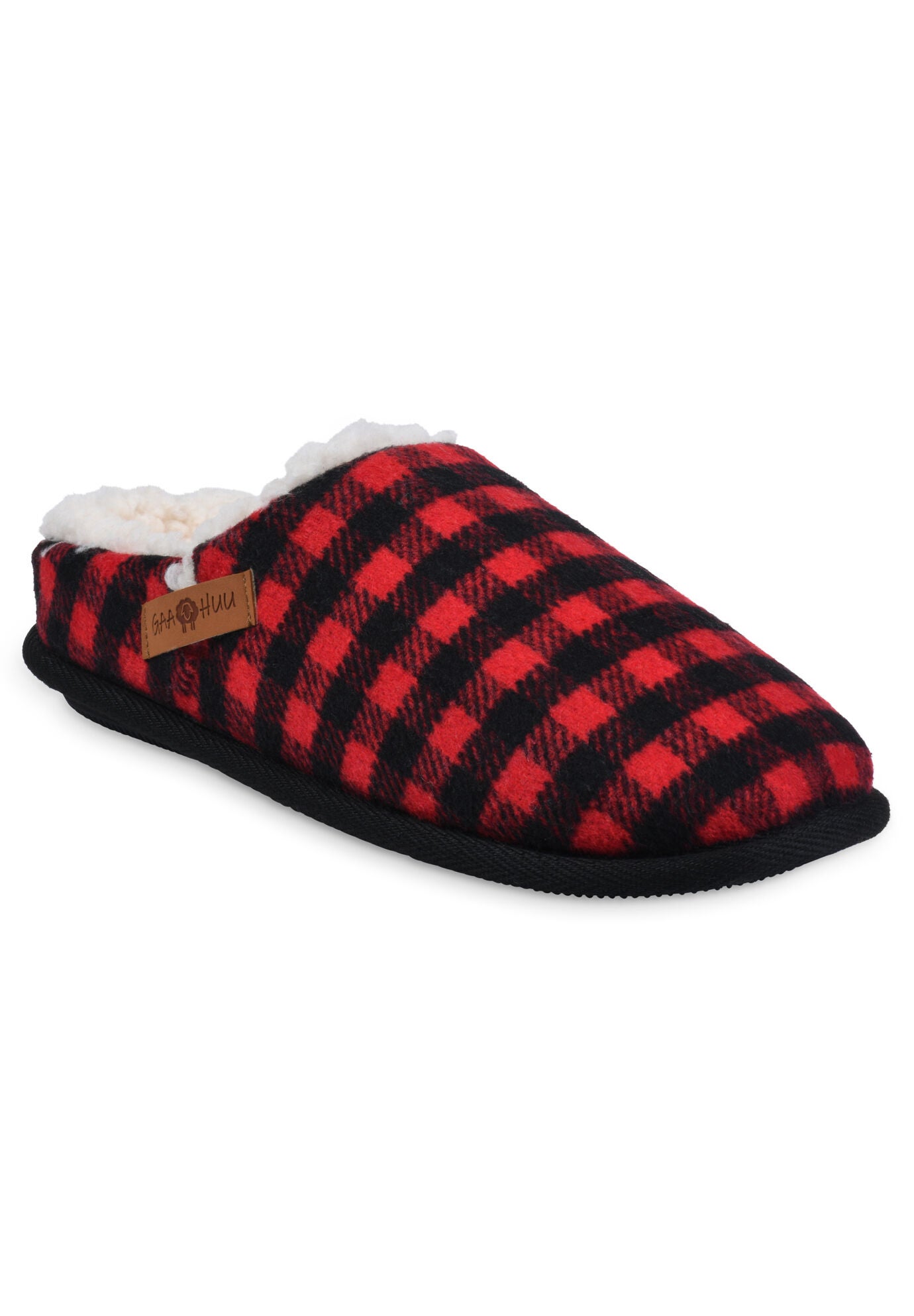 Buffalo Plaid Clog Slipper with Memory Foam, 4478310 | Woman Within