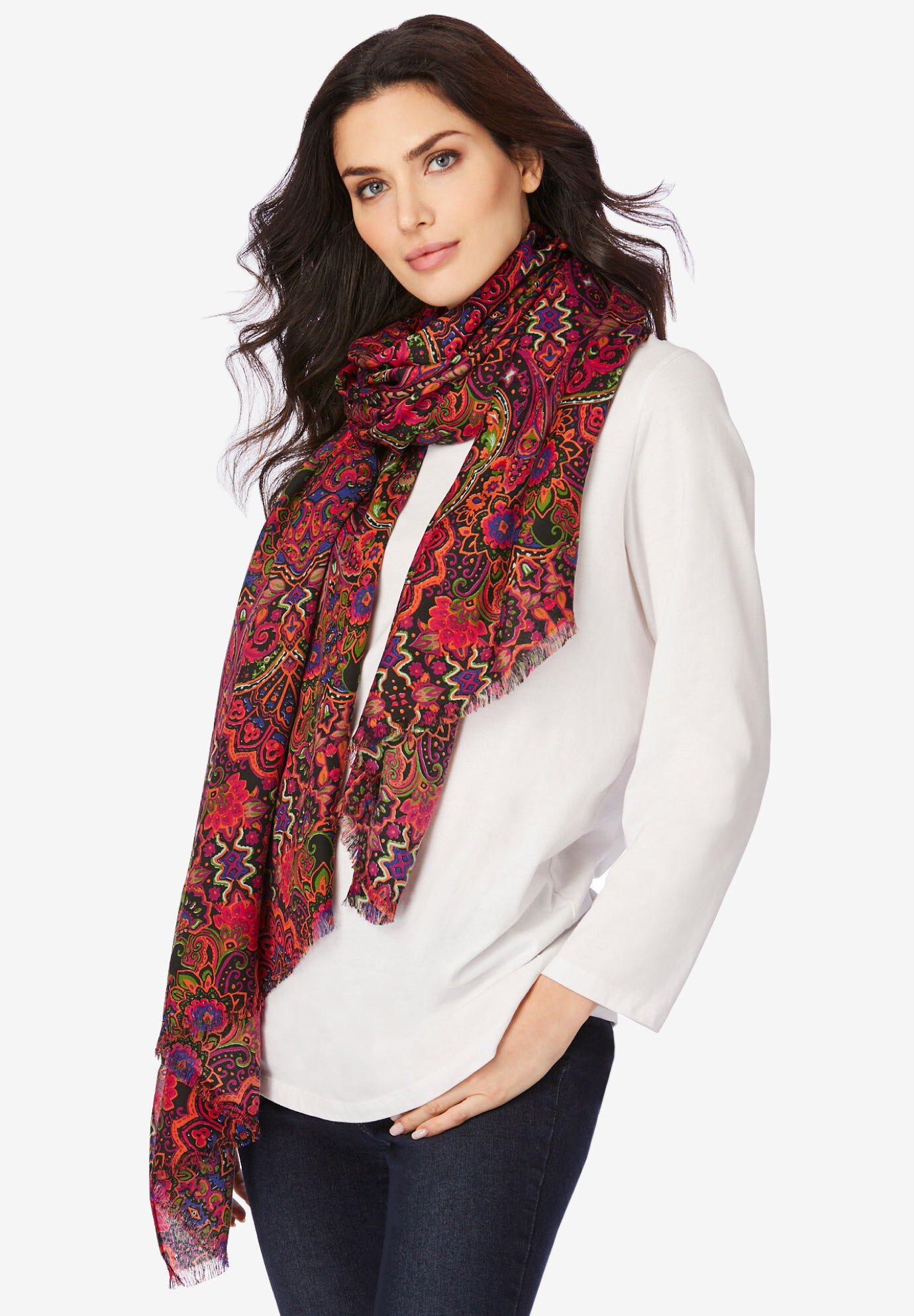 Lightweight Scarf - Versatile Style Accessory, 4308164 | Woman Within