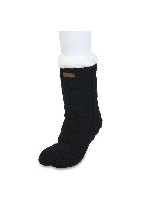 Faux Shearling Cabin Sock | Woman Within