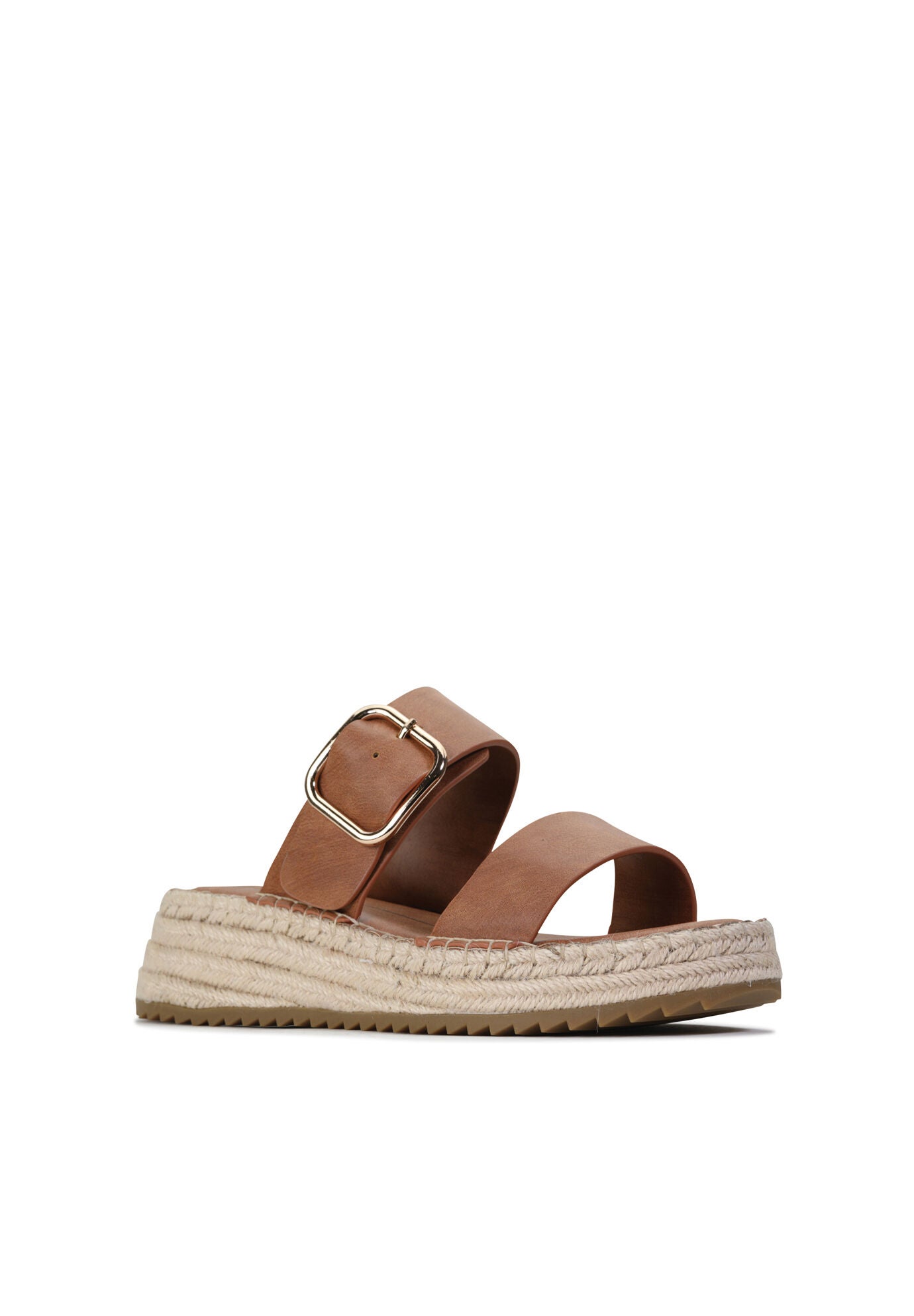 Lupa Sandal Espadrille Slides with Buckles, 4467078 | Woman Within