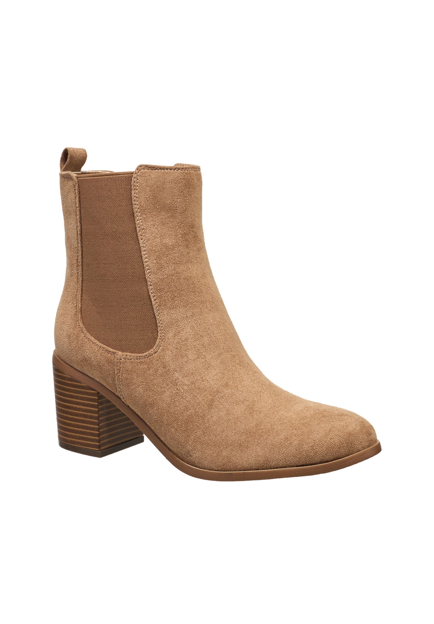 Women's Pointy Toe Heeled Ankle Booties, 4458152 | Woman Within