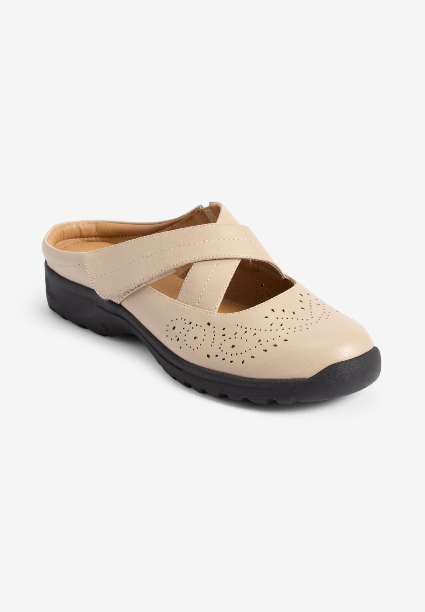 Comfy Women's Wide Width Mules & Slides | Woman Within