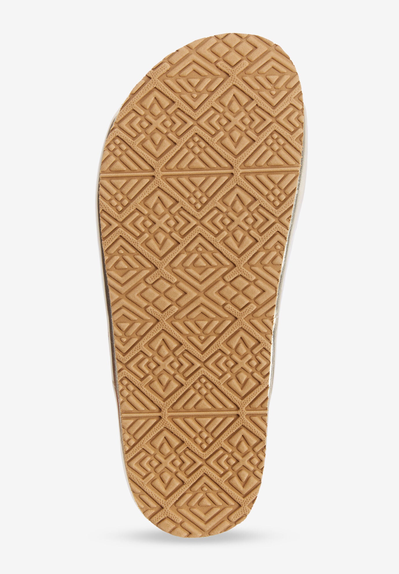 Summer Slip On Sandals - Footbed Comfort, Tan | Woman Within