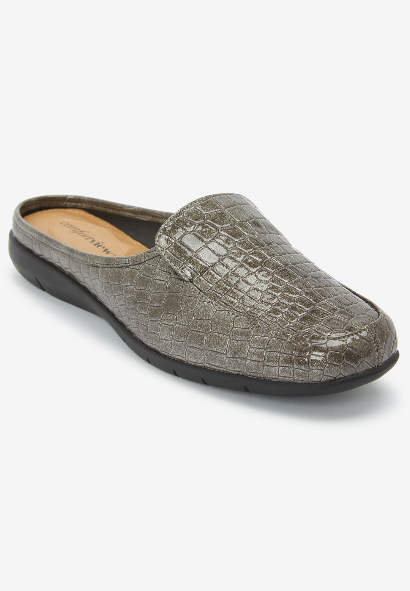 Comfy Women's Wide Width Mules & Slides | Woman Within