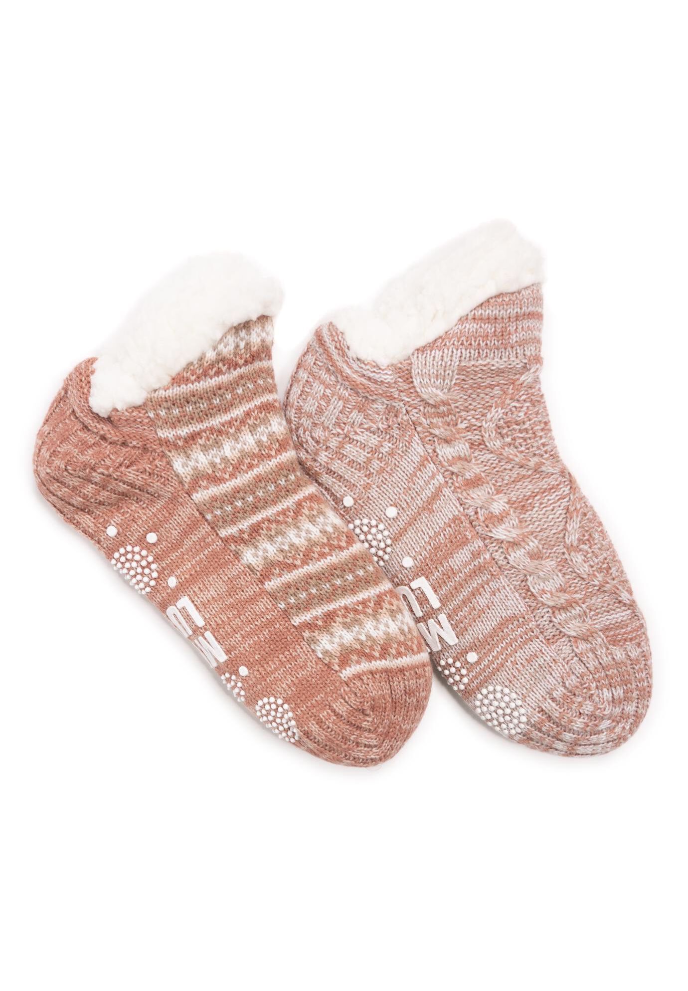2 Pack Short Cabin Socks | Woman Within