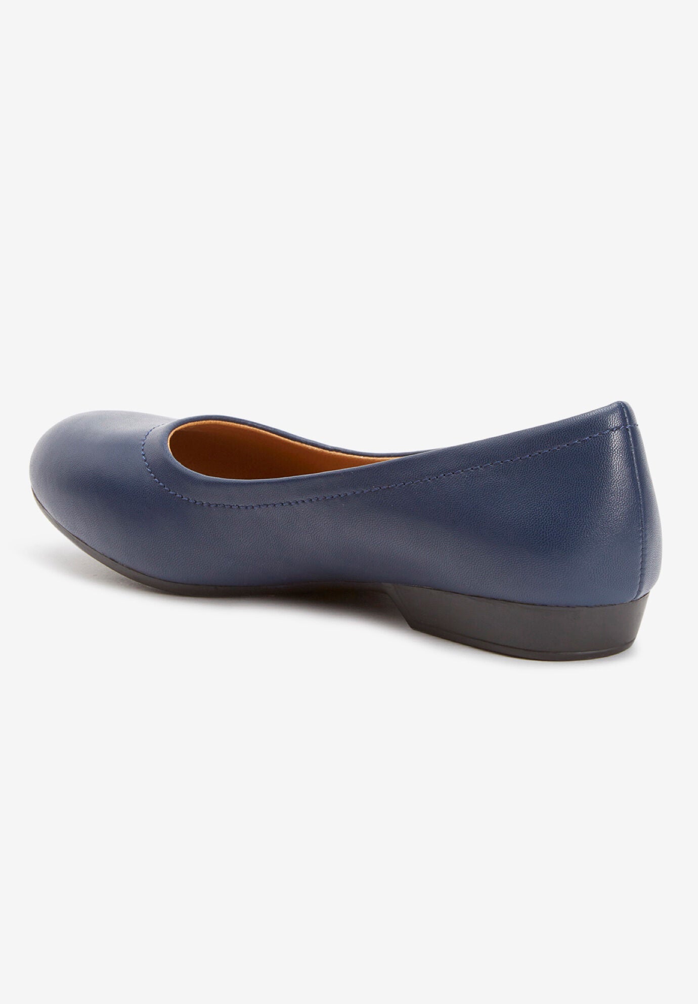 Feminine Jaiden Slip On Flats for Dresses, Black | Woman Within