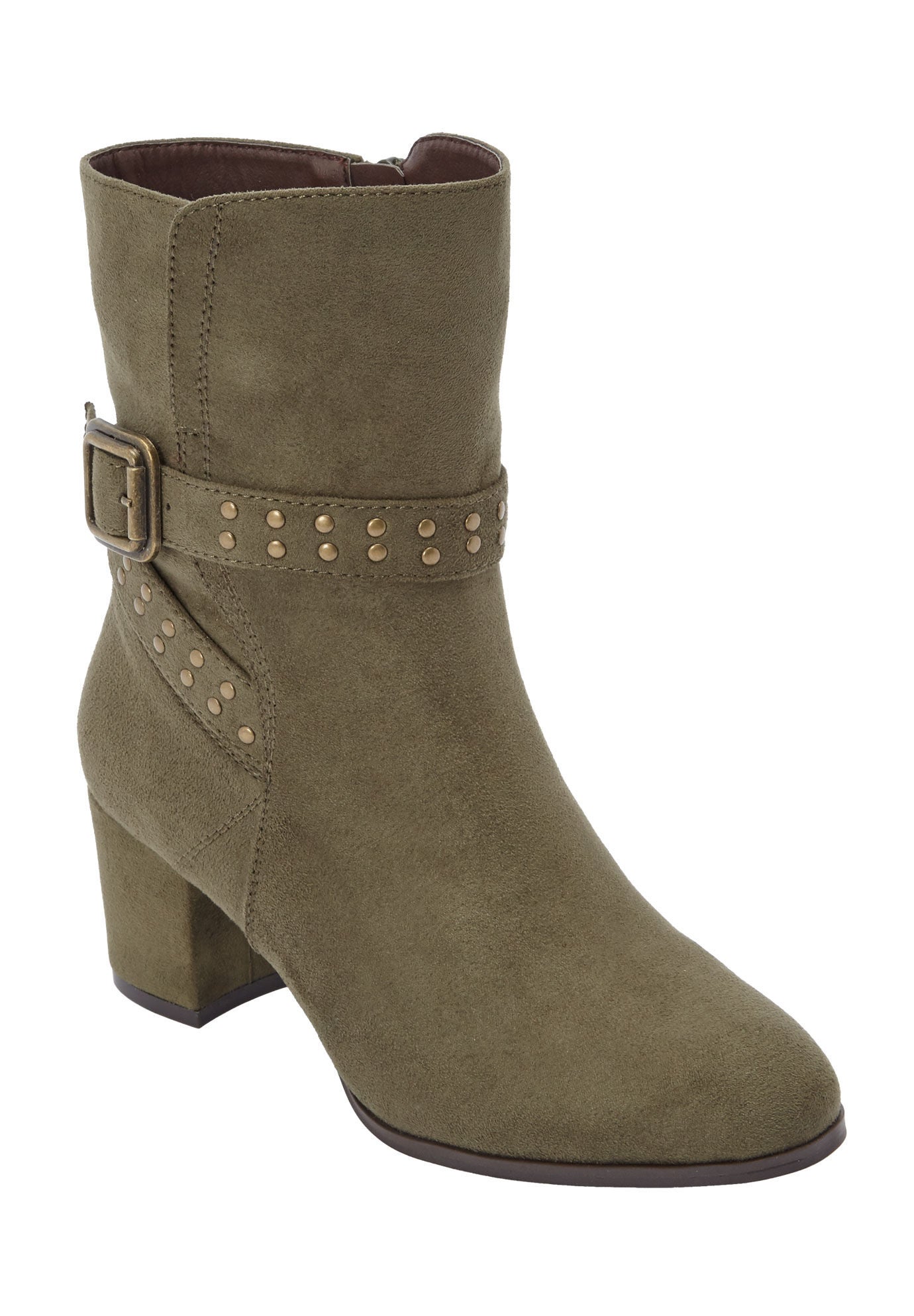 Classic Suede Corey Boot - Full & Half Sizes, 4287290 | Woman Within